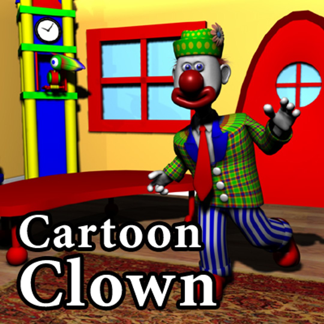 3d Model Clown Set