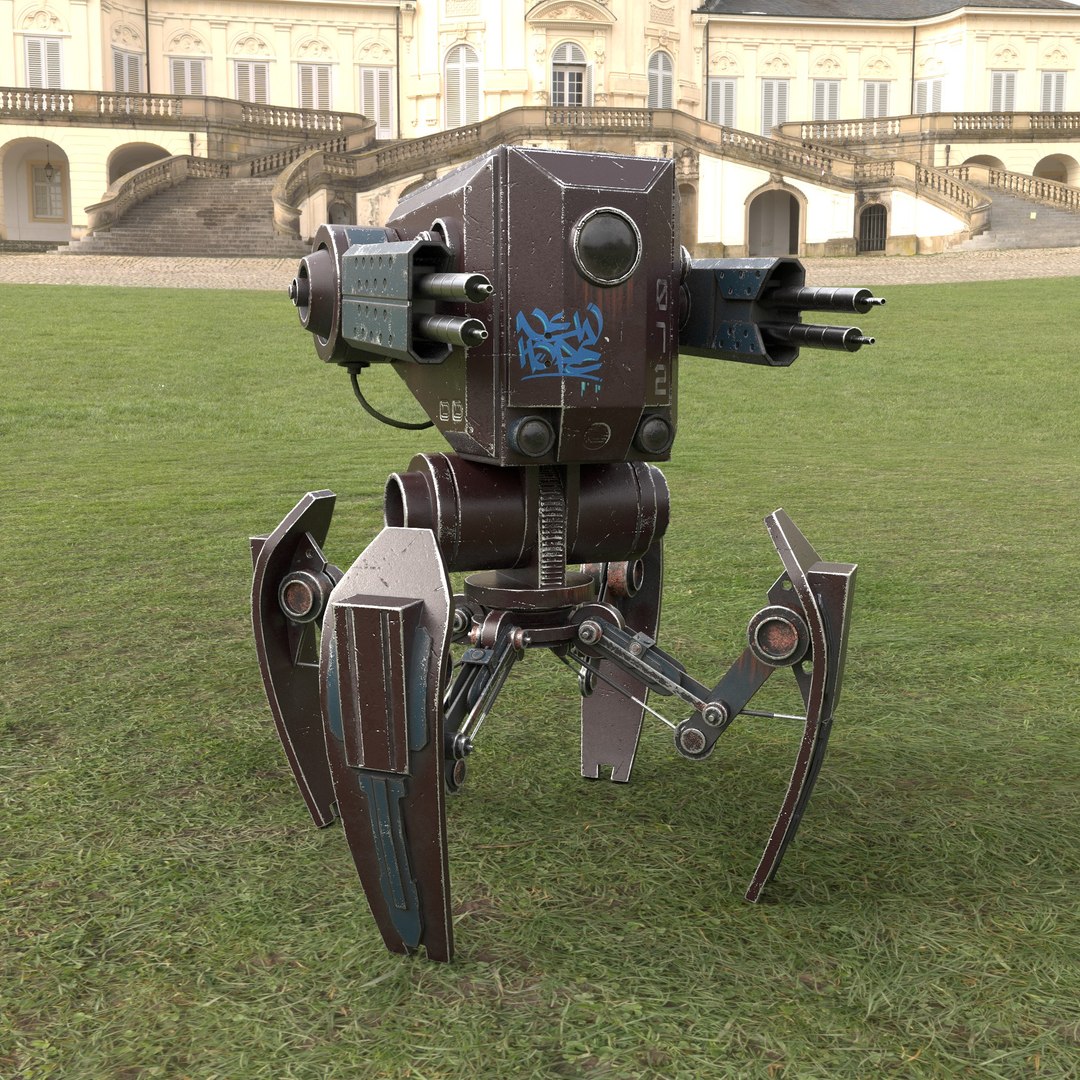 Spider Bot 3D - TurboSquid 2066032