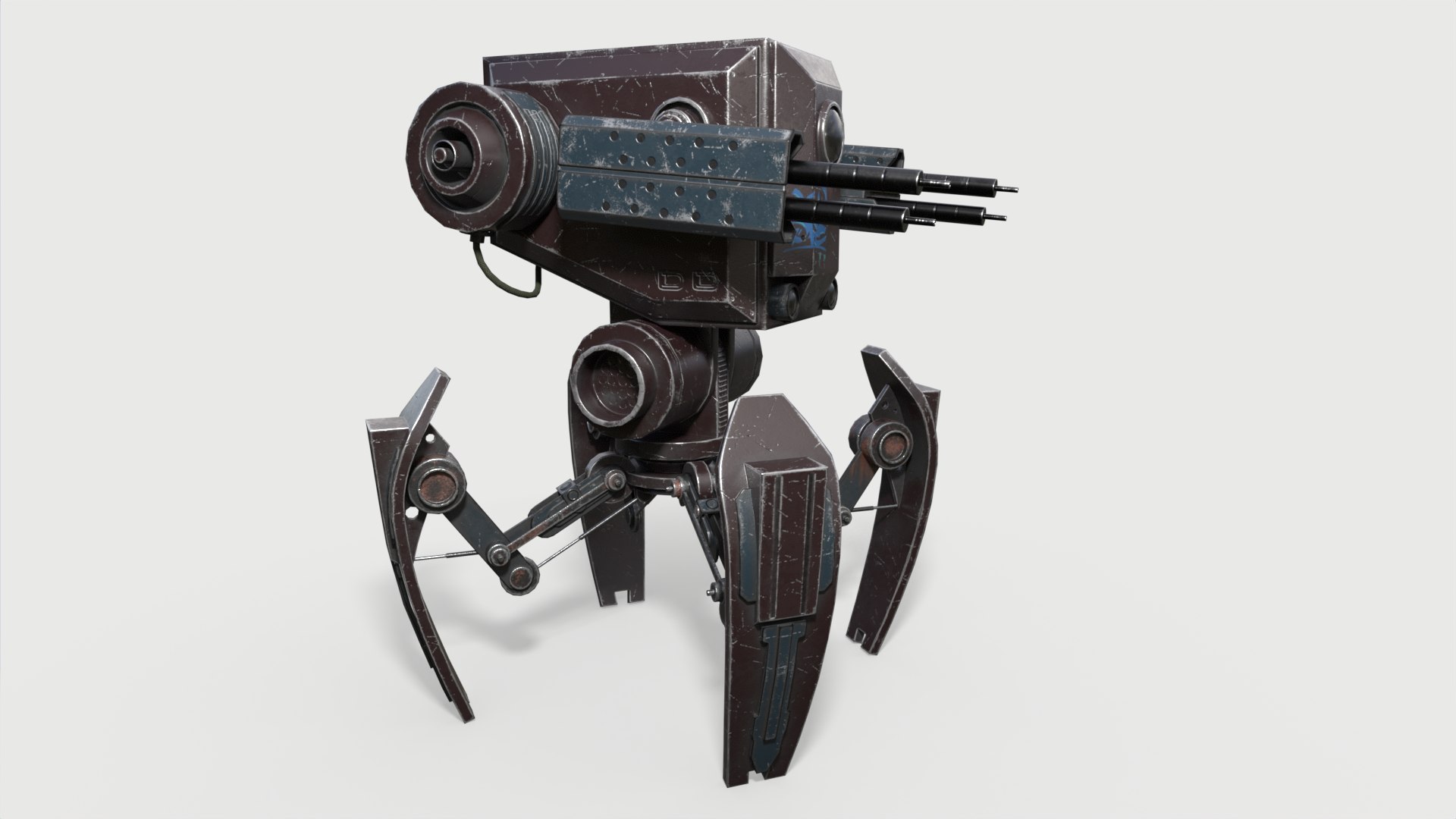 Spider Bot 3D - TurboSquid 2066032