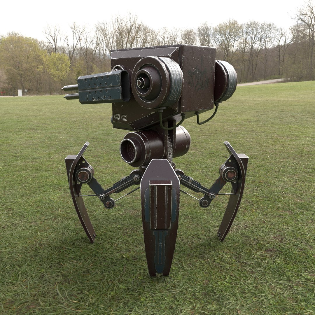 Spider Bot 3D - TurboSquid 2066032