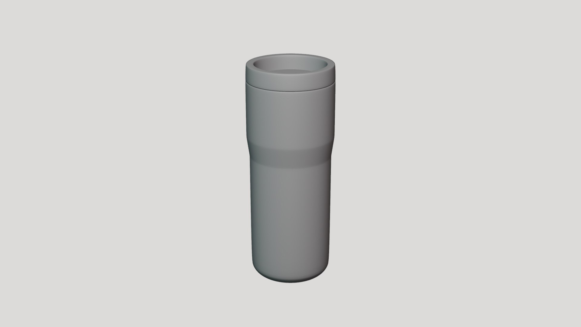 Basic Thermos Glass - Geometry Only No Textures No Materials 3D ...