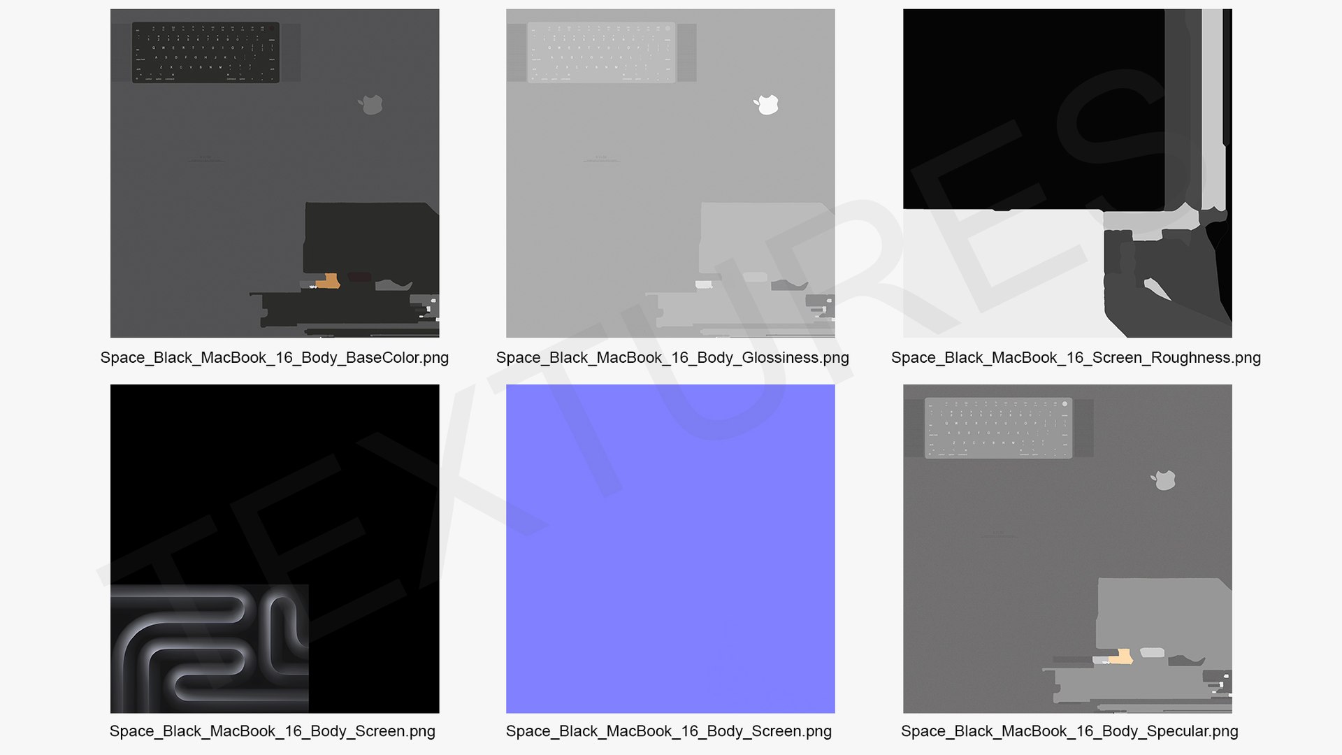 3D Space Black MacBook Pro 16 inch M3 - TurboSquid 2152374