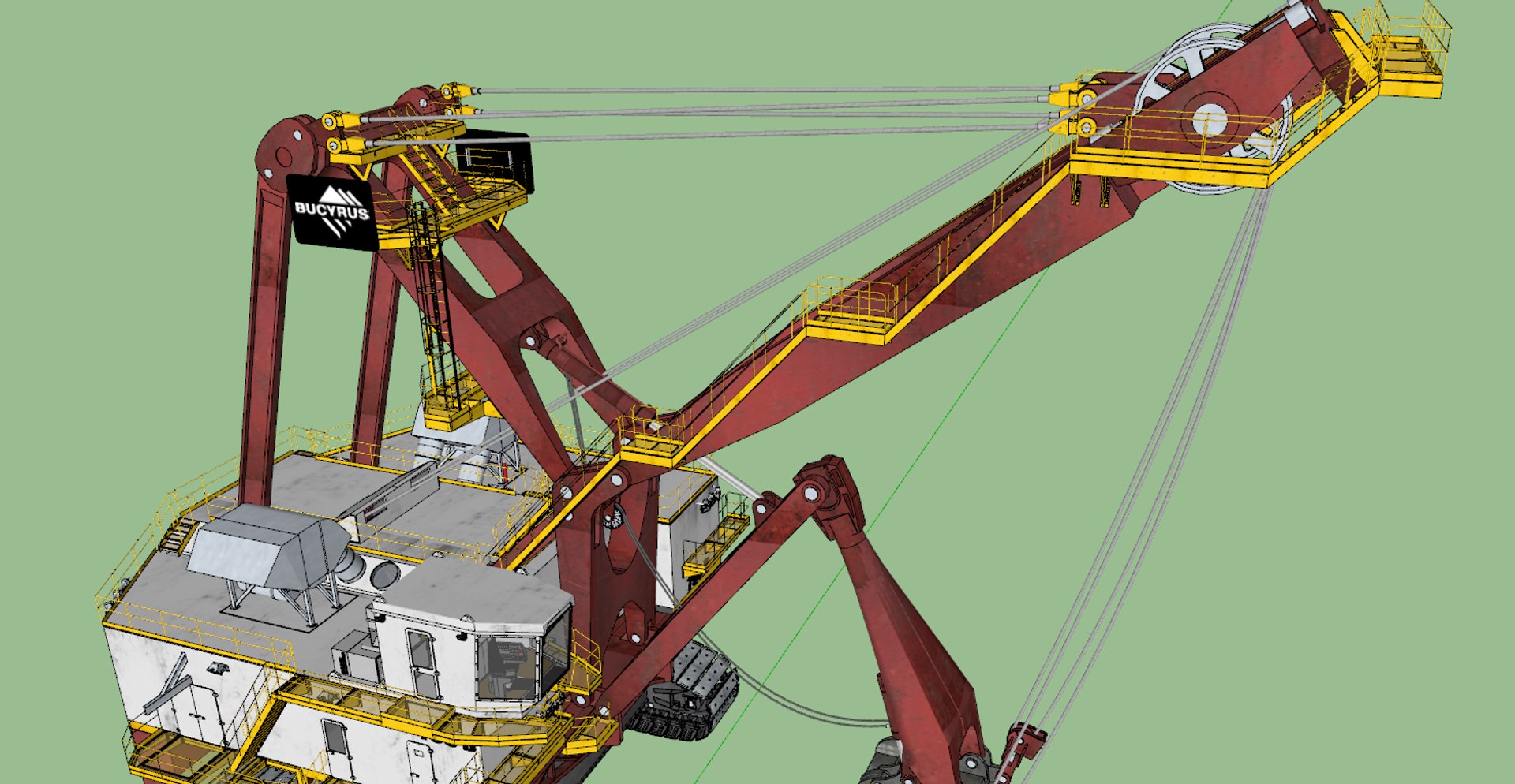 3D Bacyrus Hard Rock Shovel Low-poly Model - TurboSquid 2221696