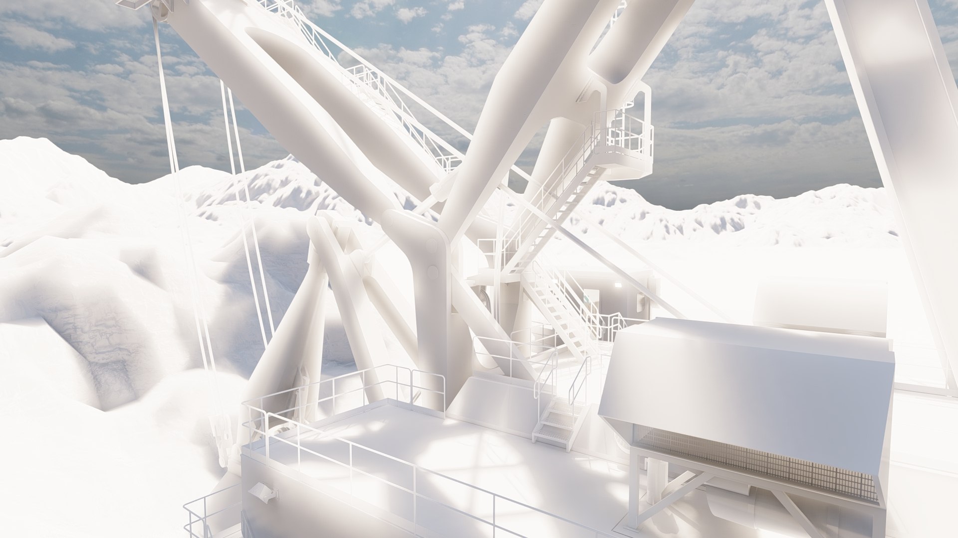 3D Bacyrus Hard Rock Shovel Low-poly Model - TurboSquid 2221696