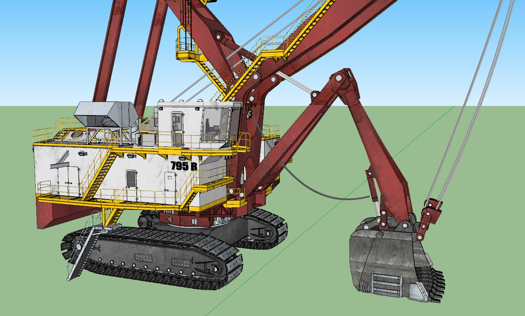 3D Bacyrus Hard Rock Shovel Low-poly Model - TurboSquid 2221696
