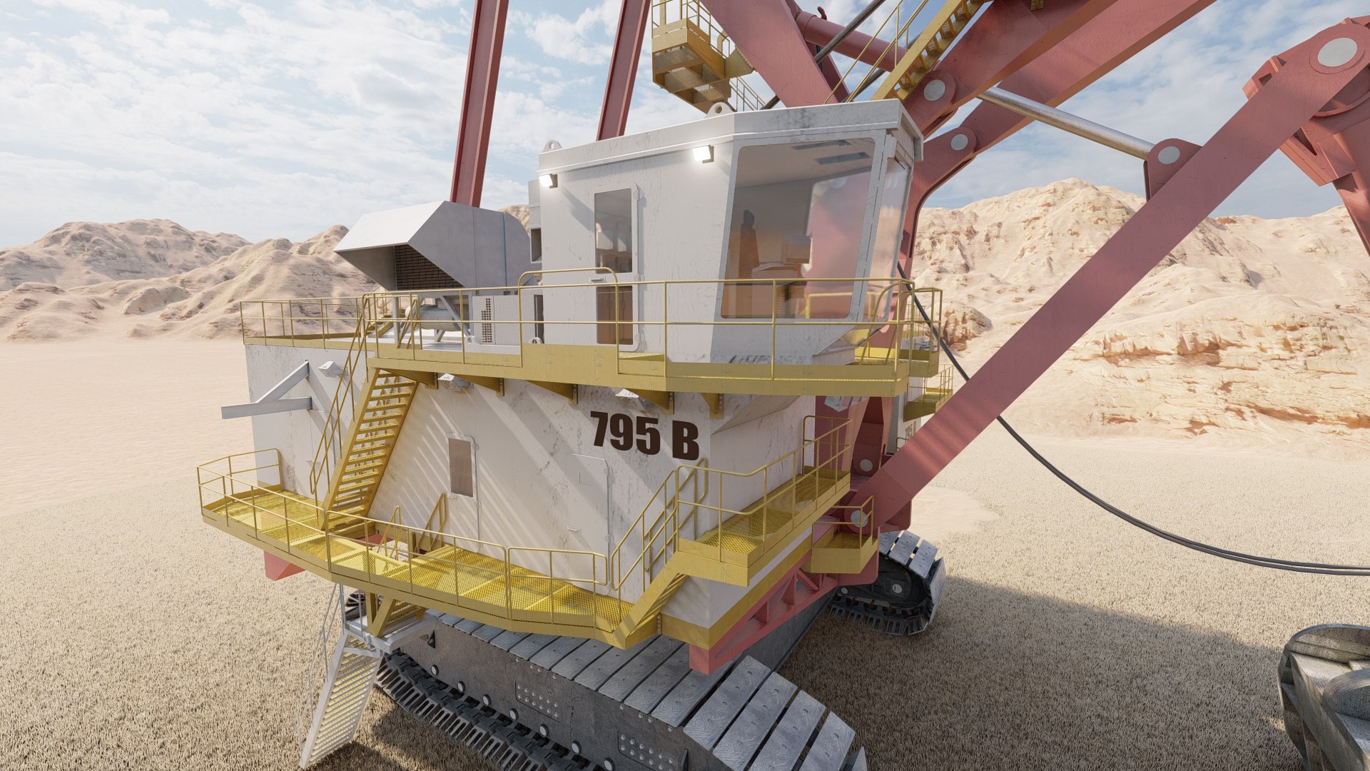 3D Bacyrus Hard Rock Shovel Low-poly Model - TurboSquid 2221696