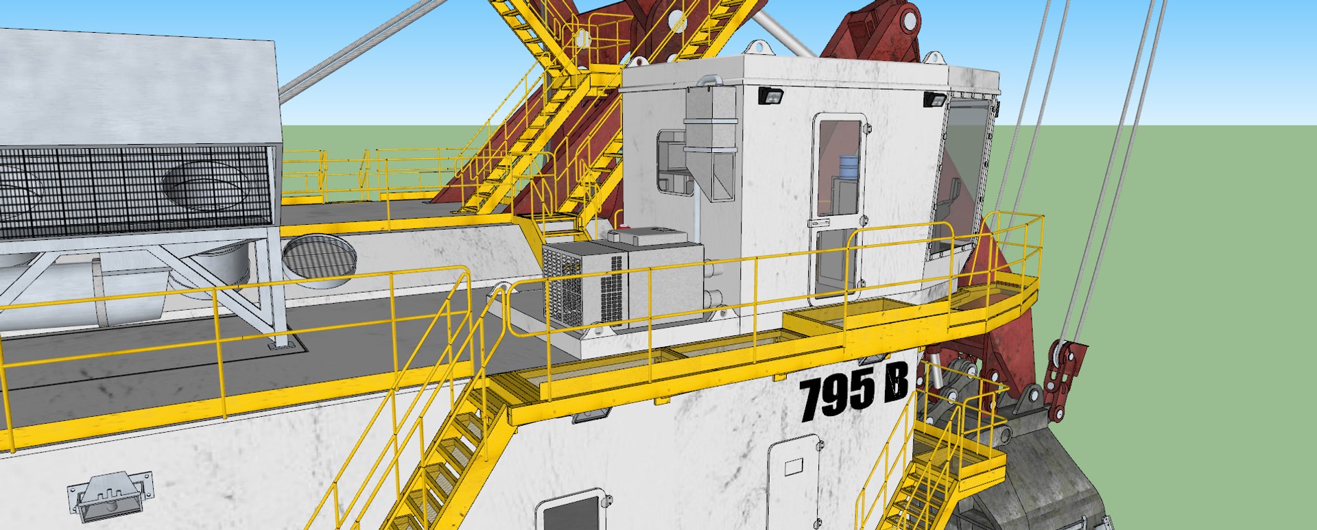 3D Bacyrus Hard Rock Shovel Low-poly Model - TurboSquid 2221696