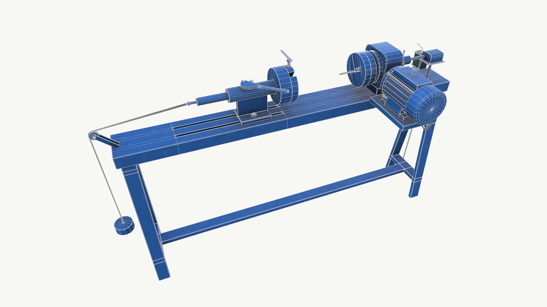 3D Model Small Winding Machine - TurboSquid 2273269