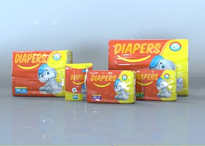 3D Diaper Models - Browse & Download Formats - TurboSquid
