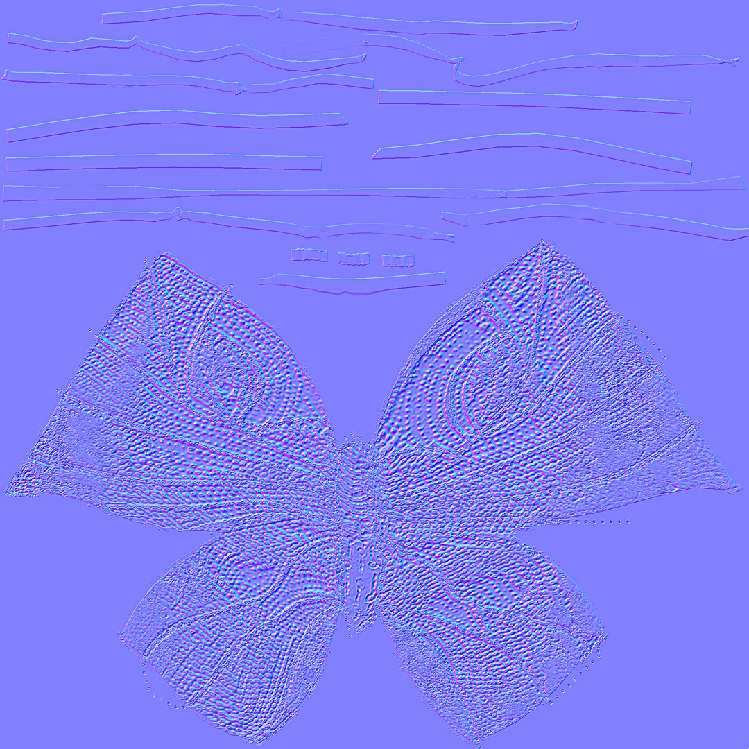 Butterfly Top 3D Model - TurboSquid 1915857