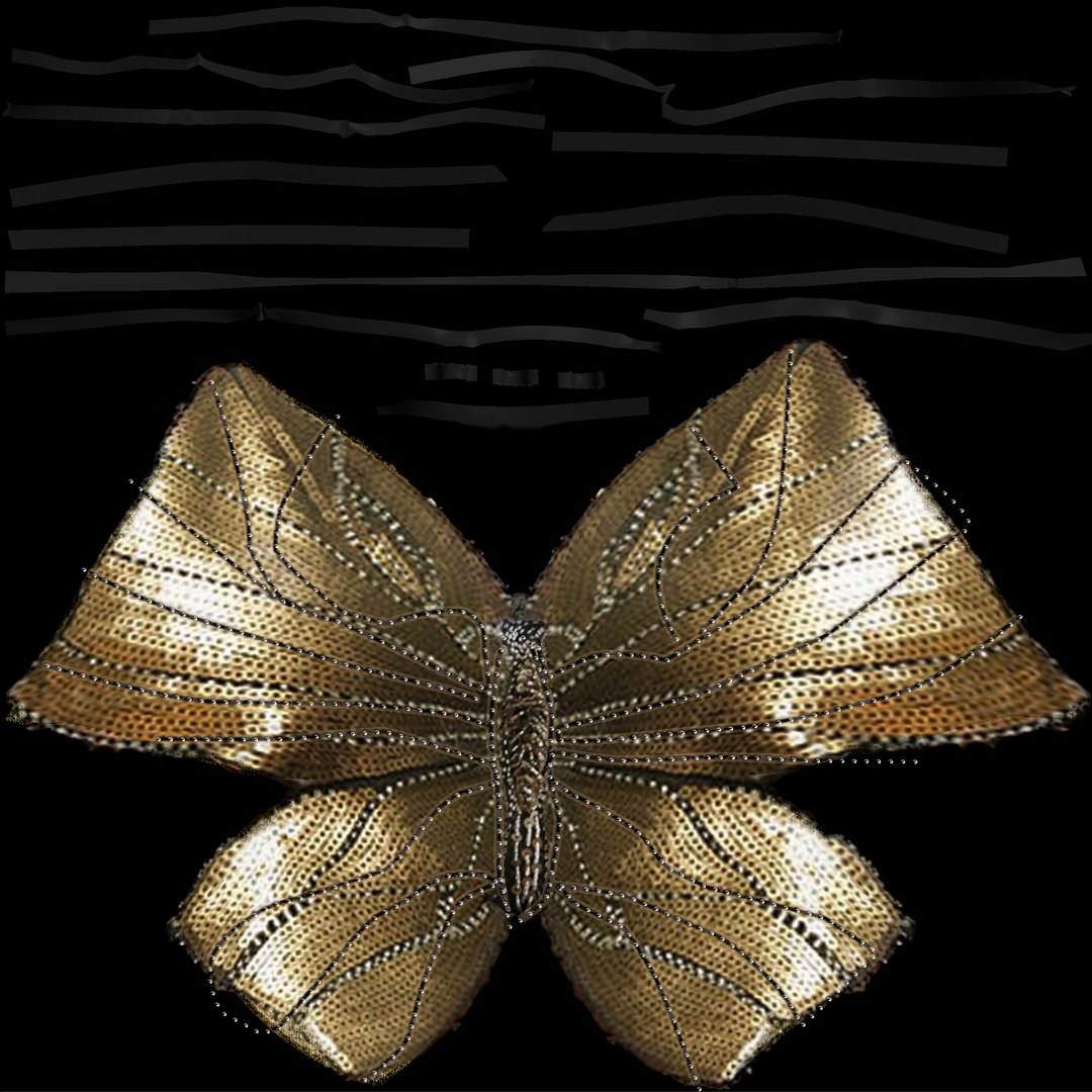 Butterfly Top 3D Model - TurboSquid 1915857