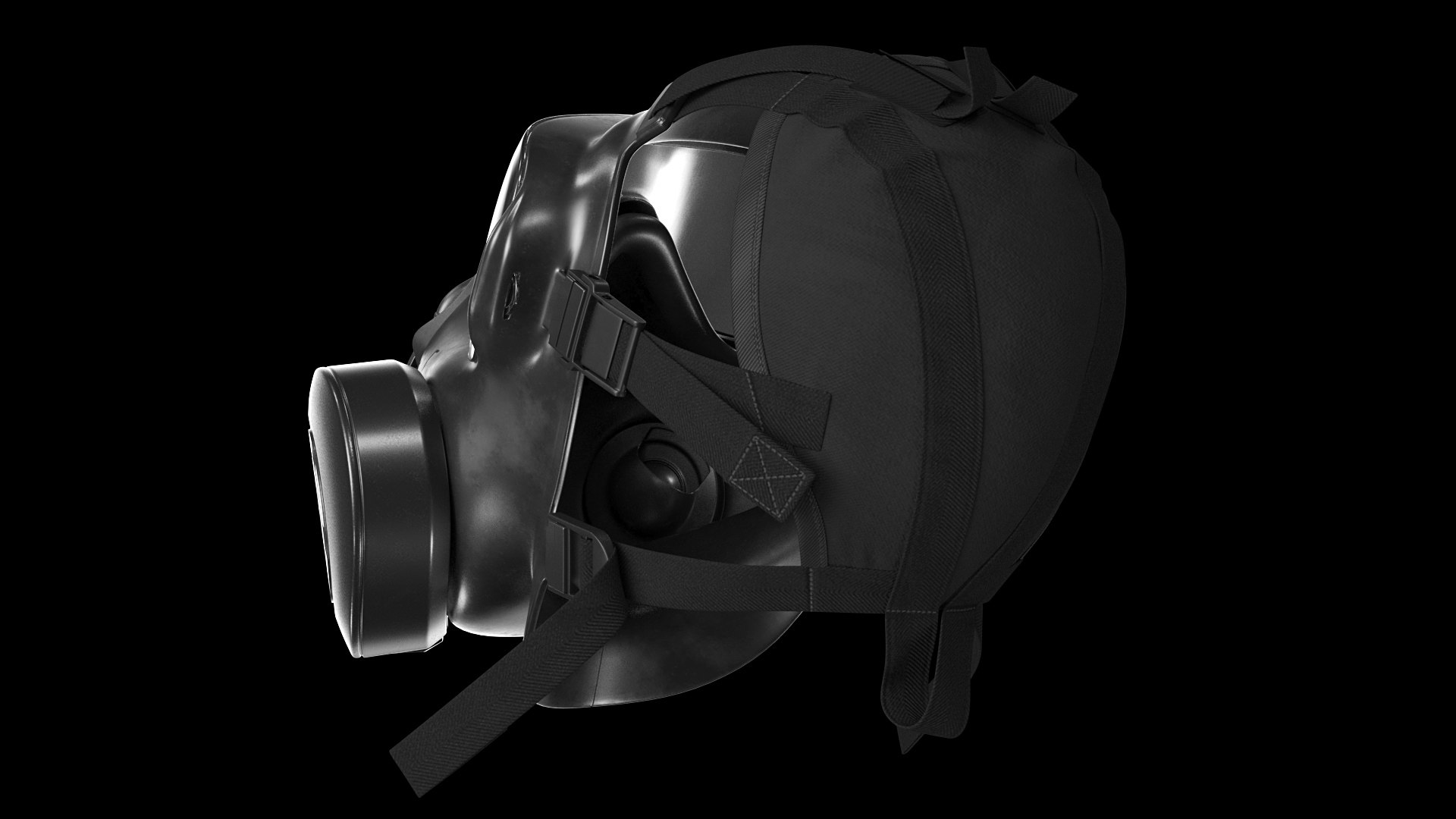 3D JSGPM M50 Full Face Gas Mask Model - TurboSquid 1774124