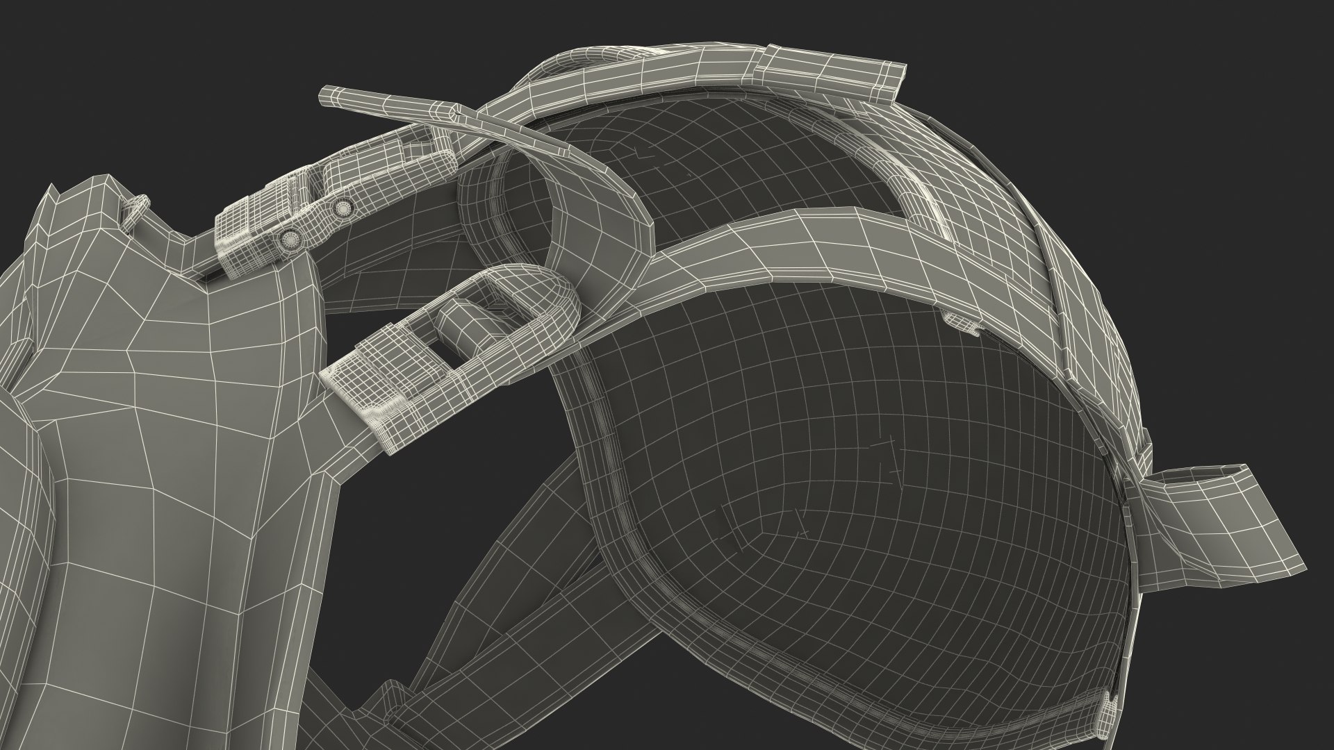 3D JSGPM M50 Full Face Gas Mask model - TurboSquid 1774124