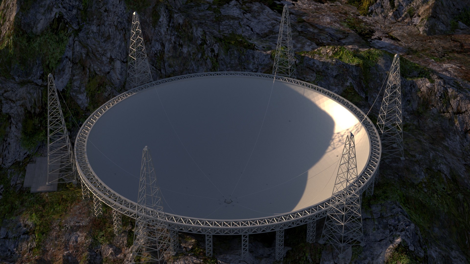 FAST Tianyan Chinese Telescope 3D Model - TurboSquid 2198899