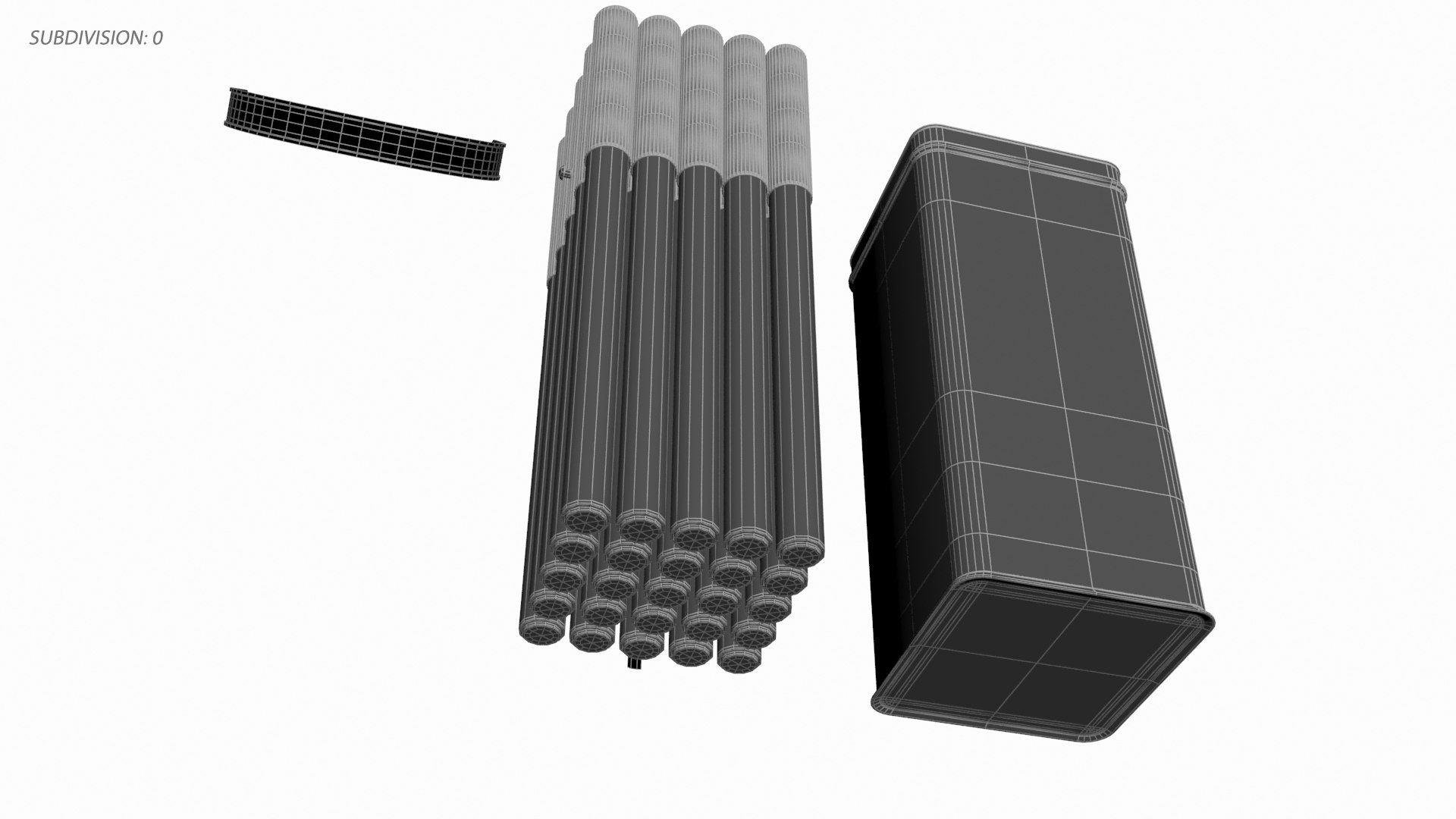 Felt Pens Box 3D Model - TurboSquid 1821872