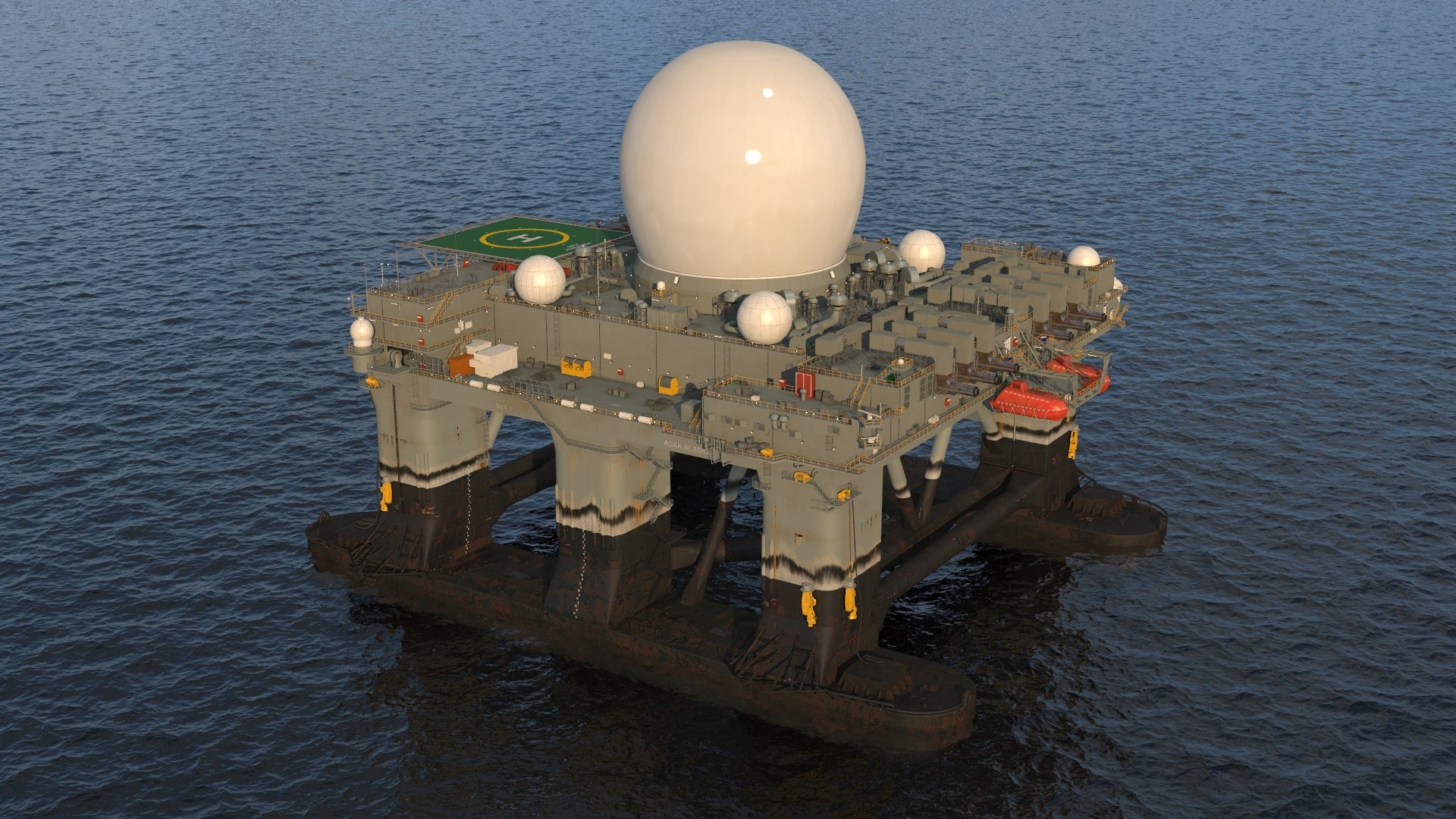 Sea Based X Band Radar 3D - TurboSquid 1874732