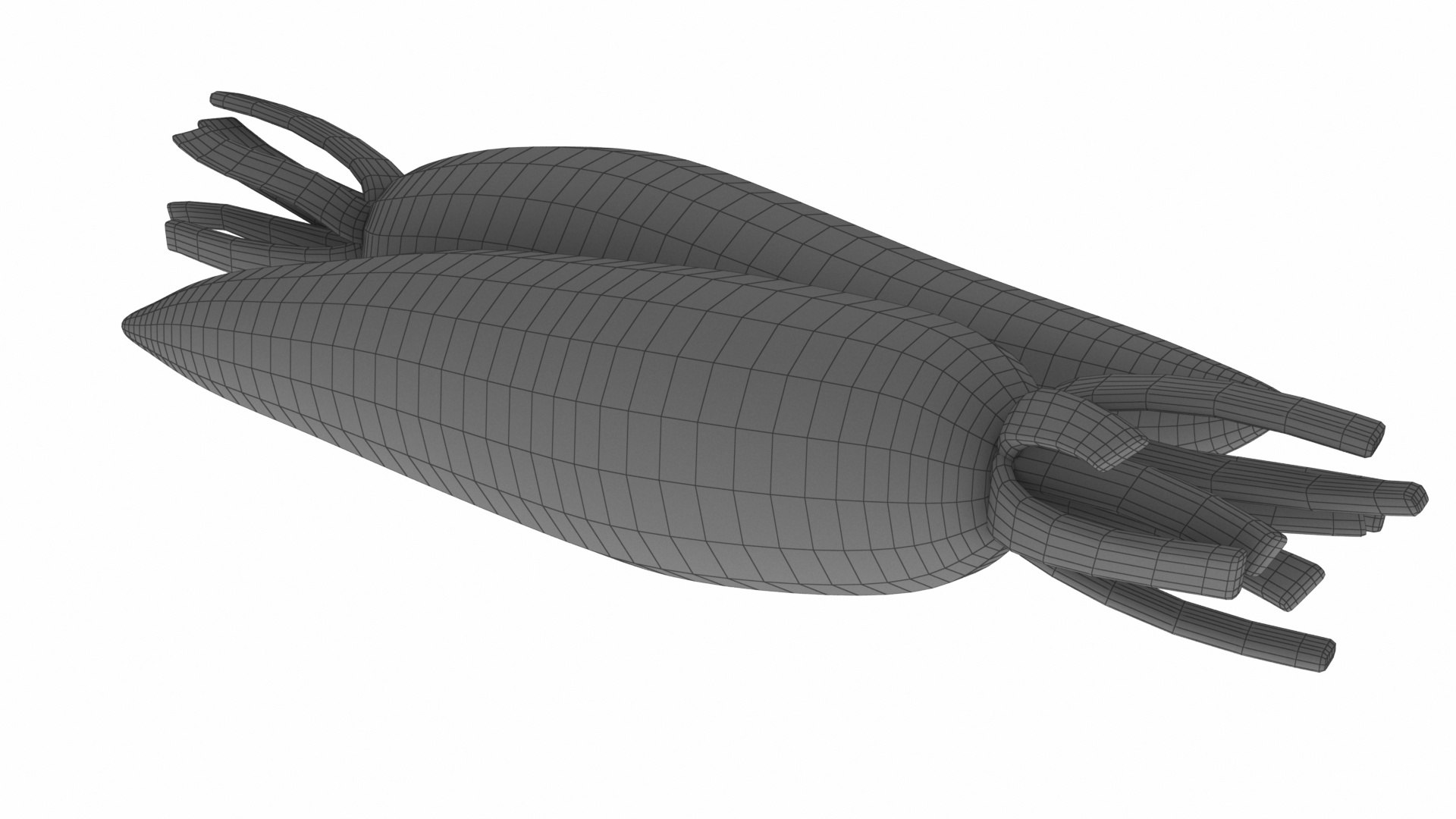 3D White Radish Model - TurboSquid 1553683