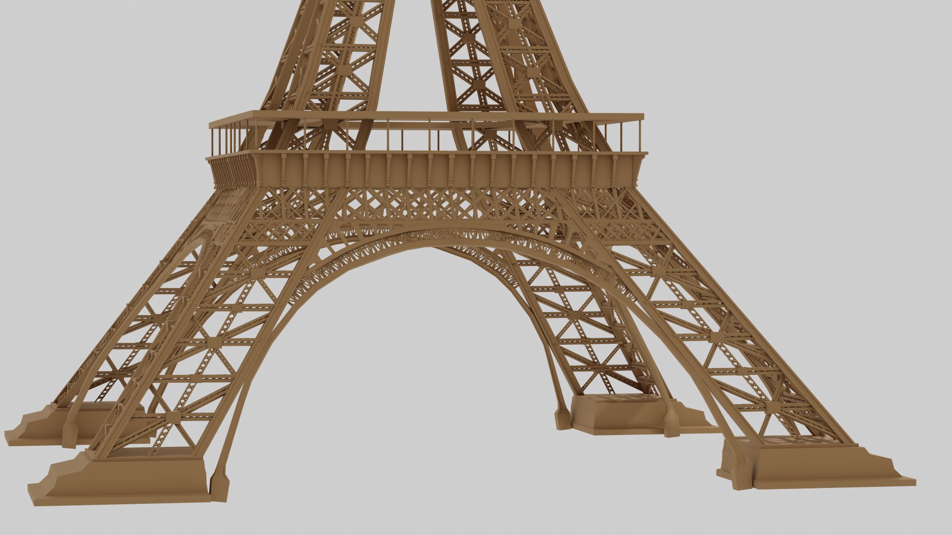 Tour Eiffel Model - TurboSquid 1987838