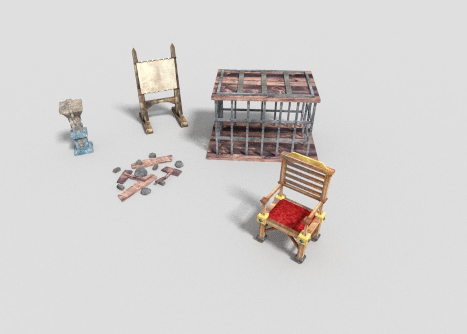 Obj Pack 5 Dungeon Props
