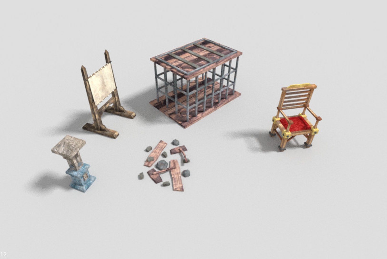 obj pack 5 dungeon props