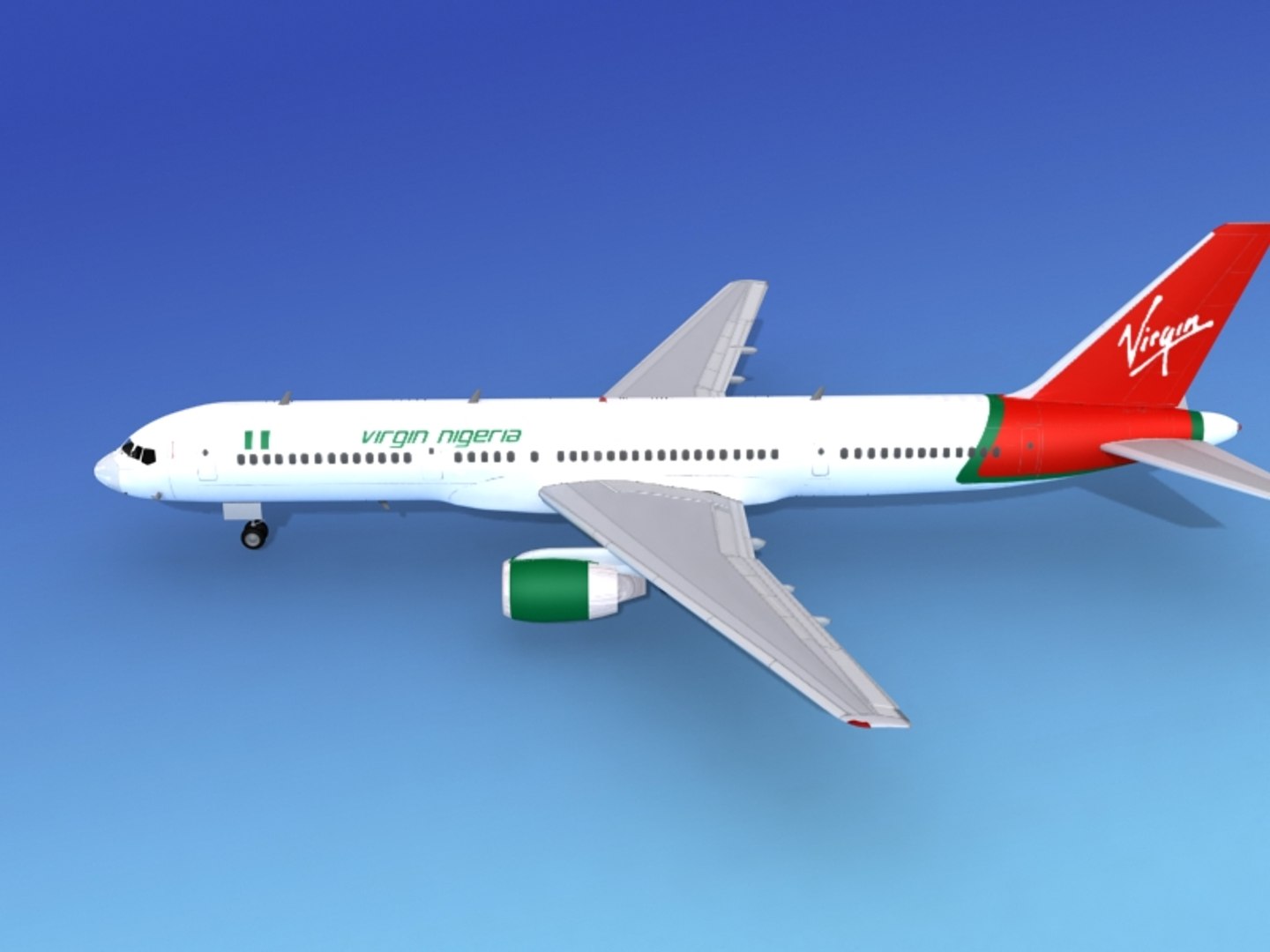 Airline Boeing 757 757-200 3ds