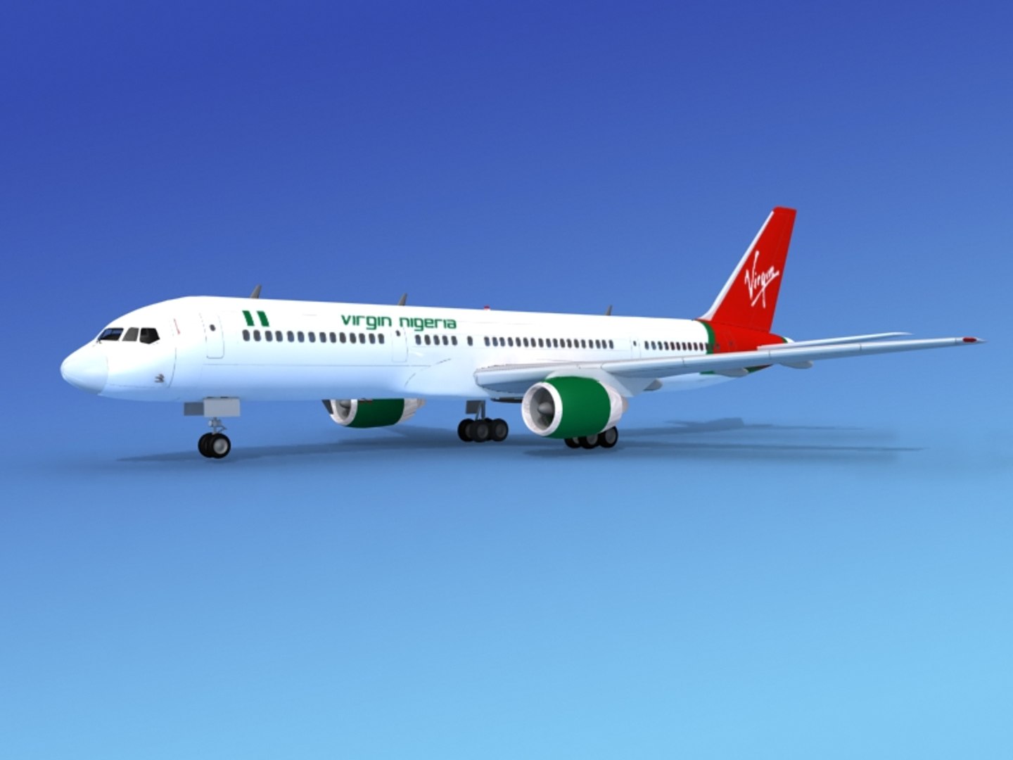 Airline Boeing 757 757-200 3ds