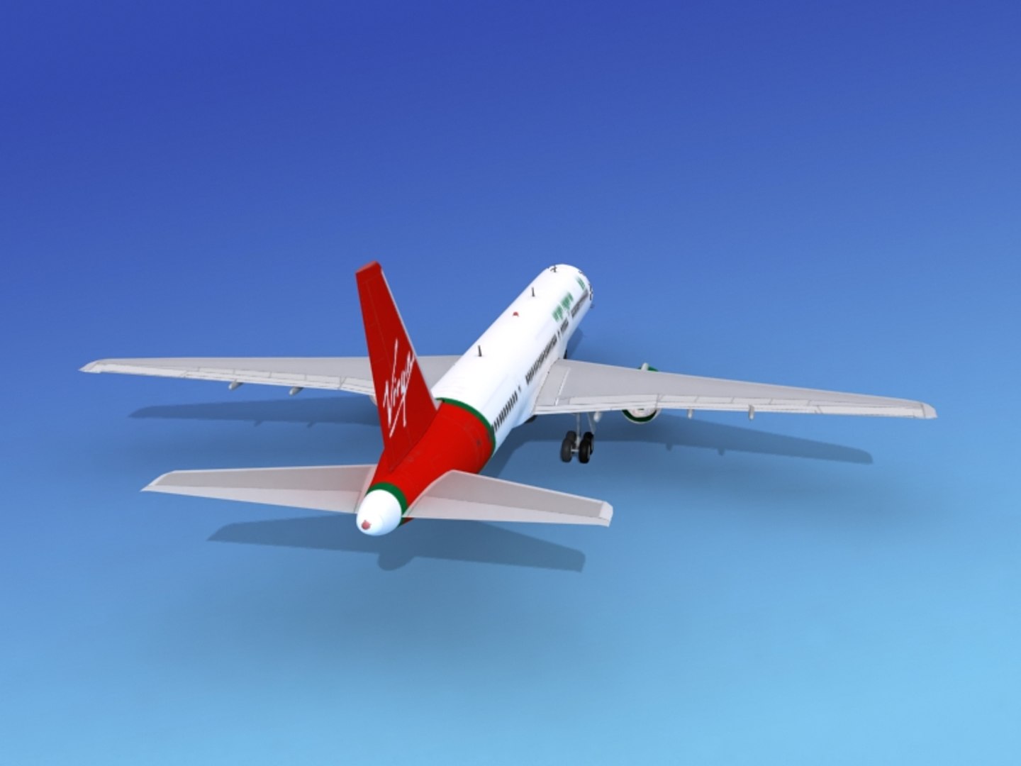 Airline Boeing 757 757-200 3ds