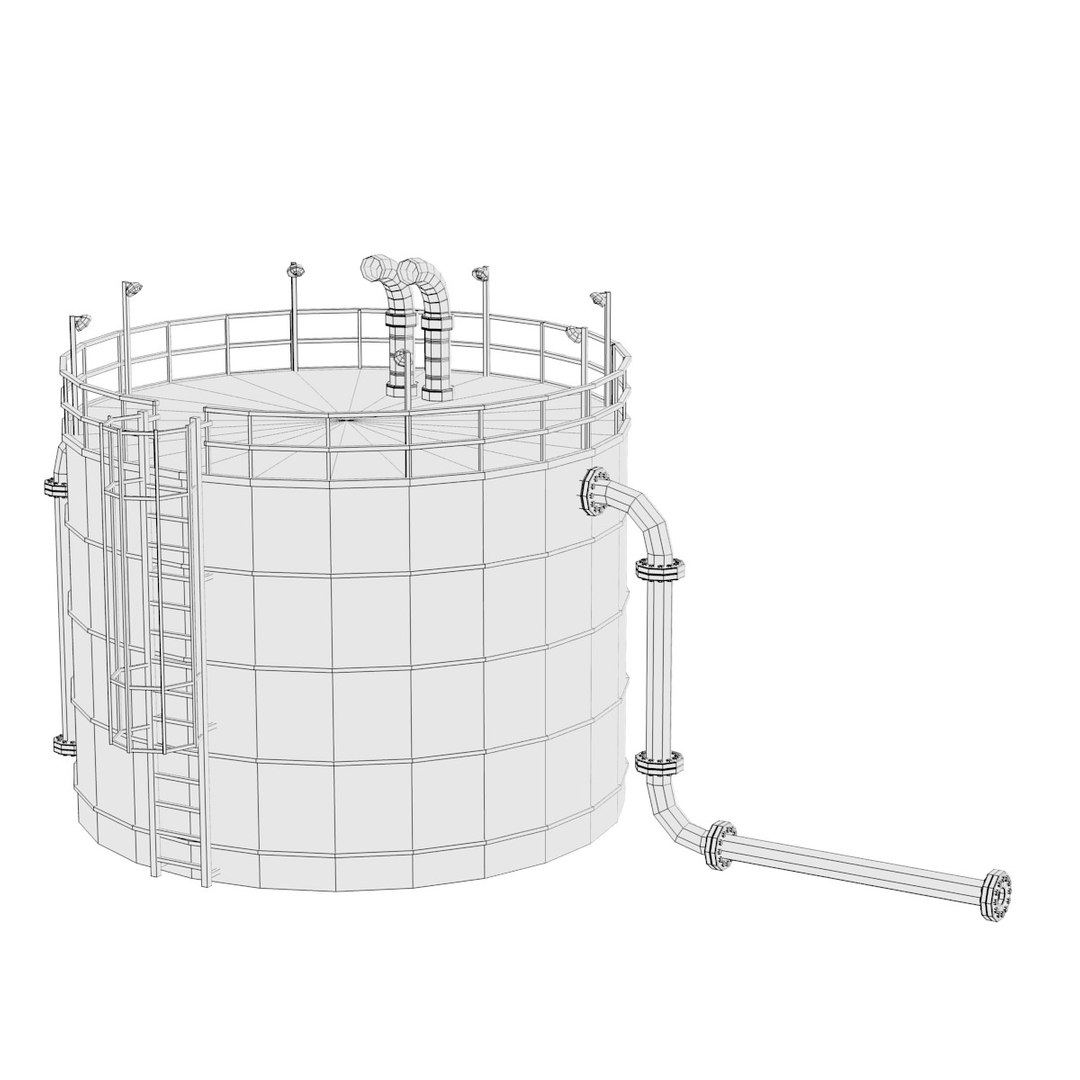 3d model of gasoline blending