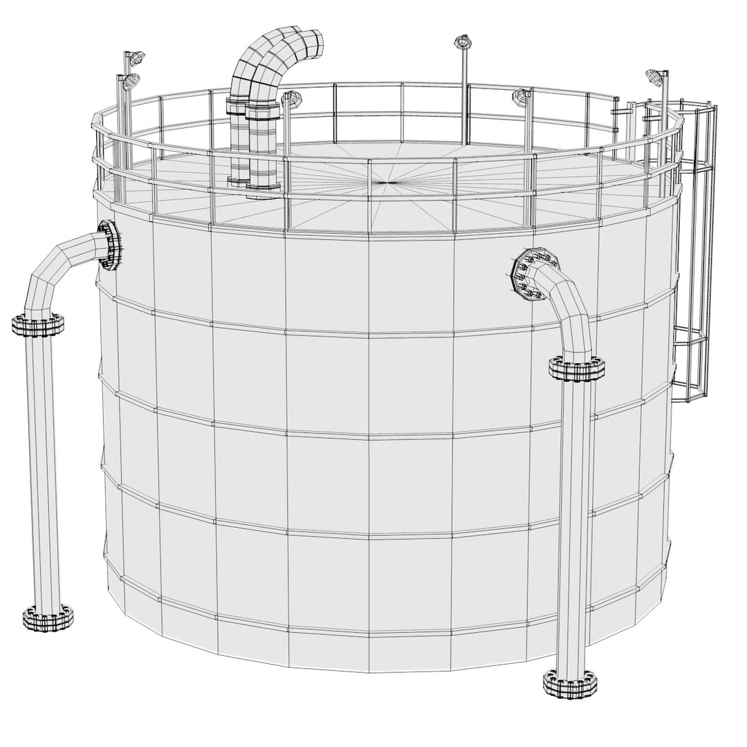 3d model of gasoline blending