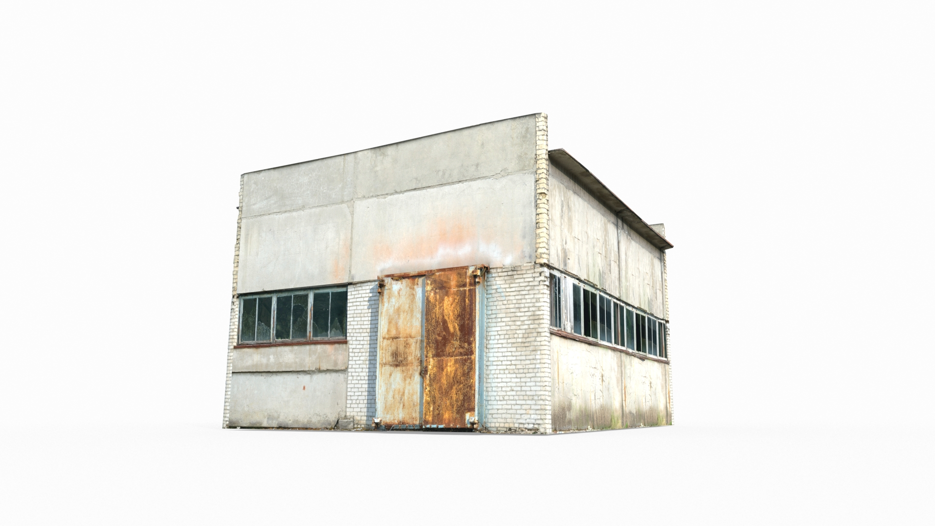 Old Small Warehouses In Modern Architecture 3D Model - TurboSquid 2253429