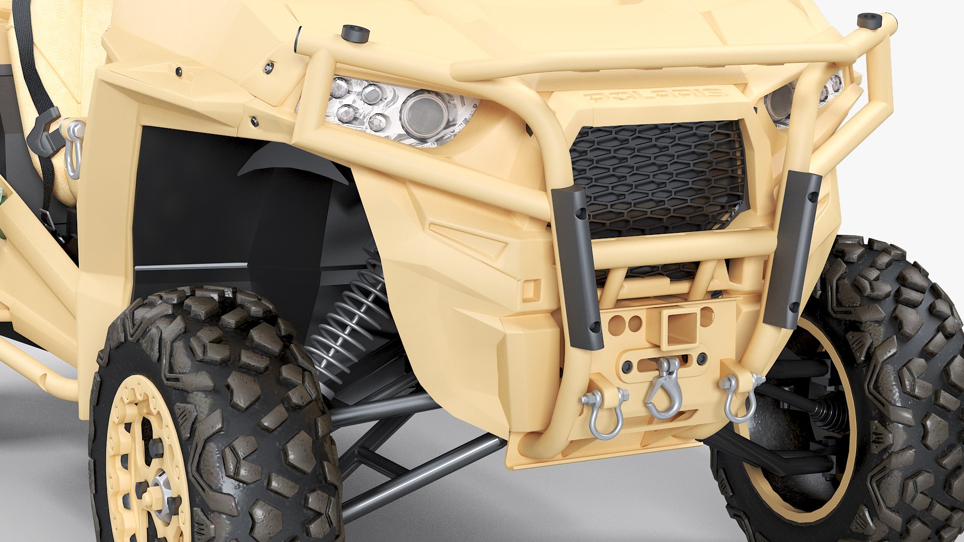 Polaris MRZR 2 Tactical Trailer Model - TurboSquid 1723982