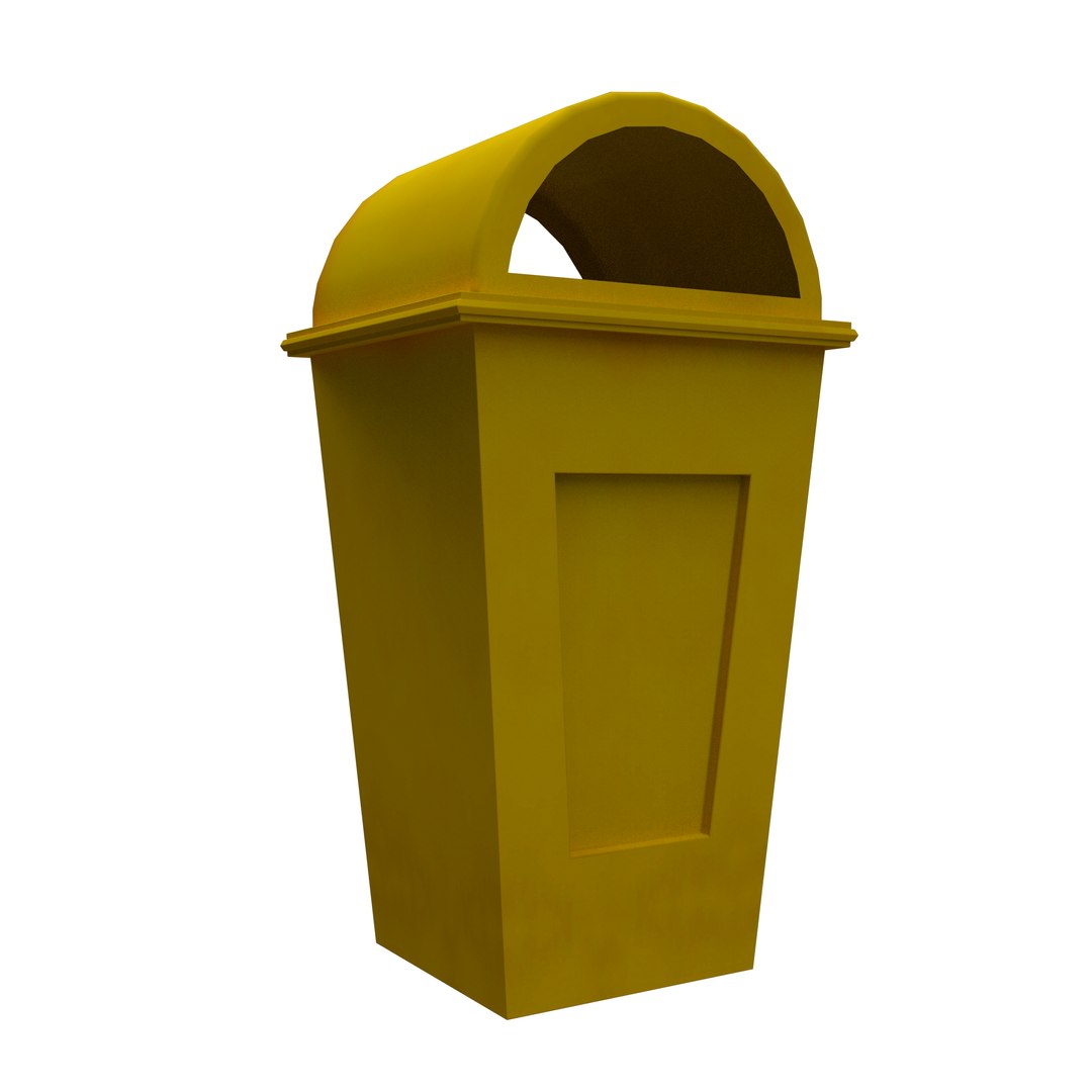 3D Model Dustbin 01 - TurboSquid 2172667