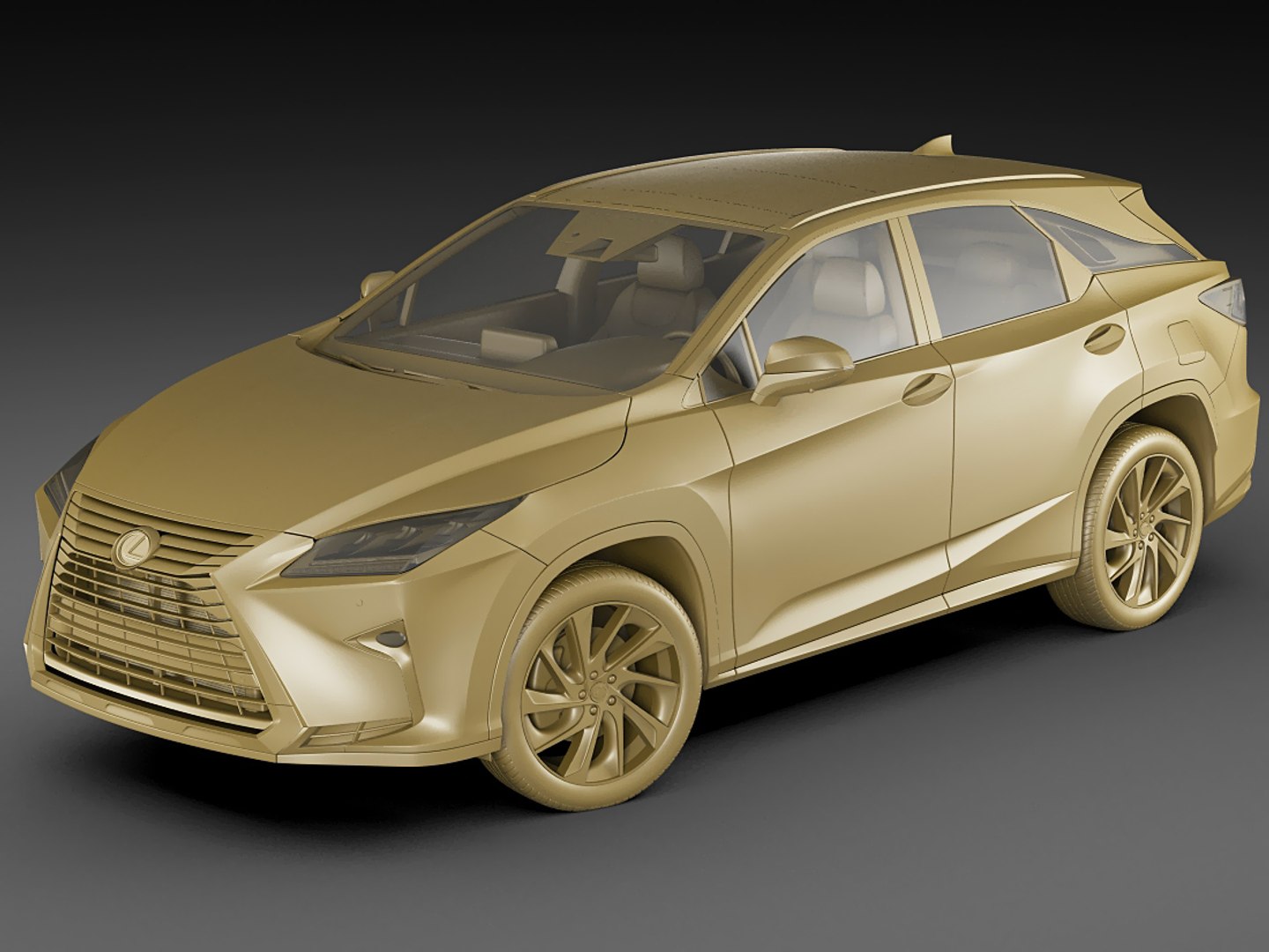 3d Model Lexus Rx 450h