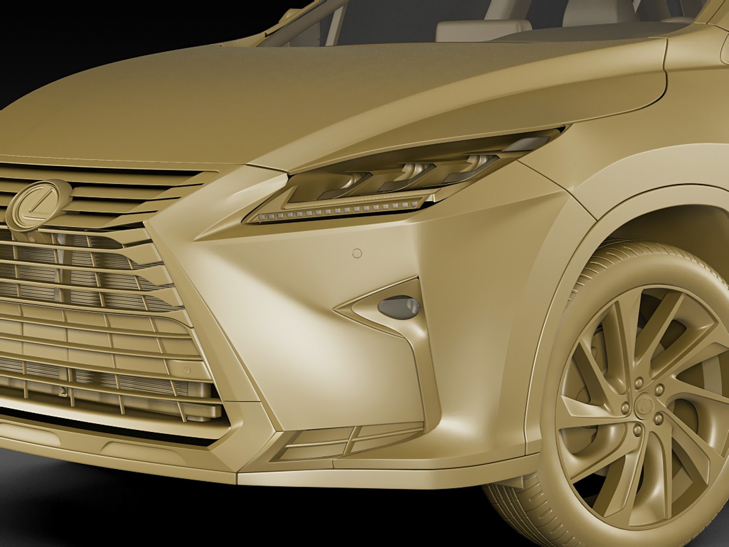 3d Model Lexus Rx 450h