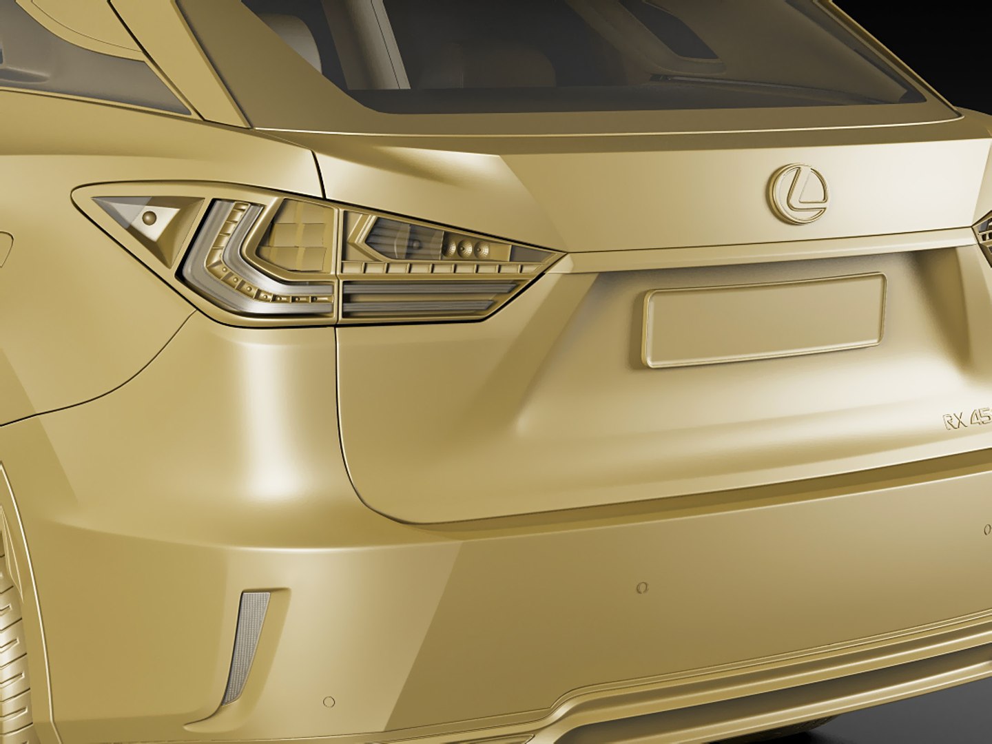 3d Model Lexus Rx 450h