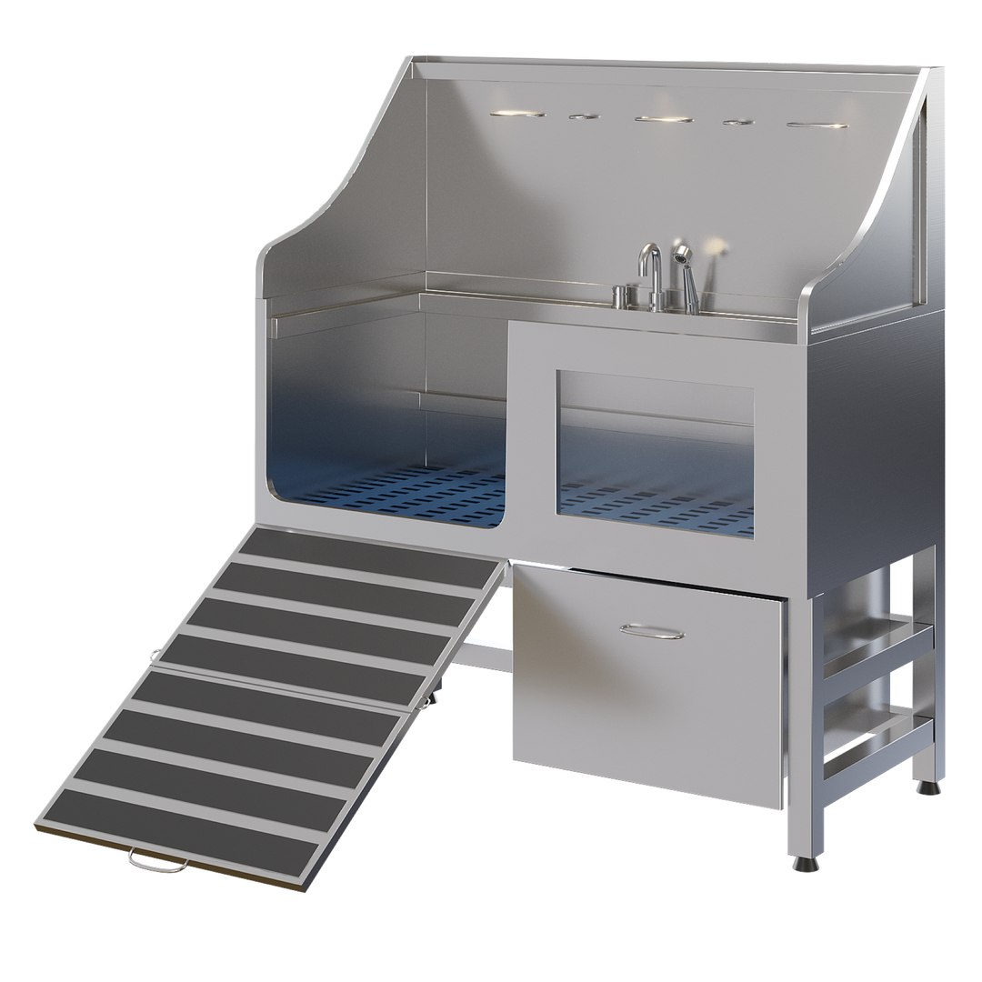 3D Dog Washing Station Model - TurboSquid 2300659