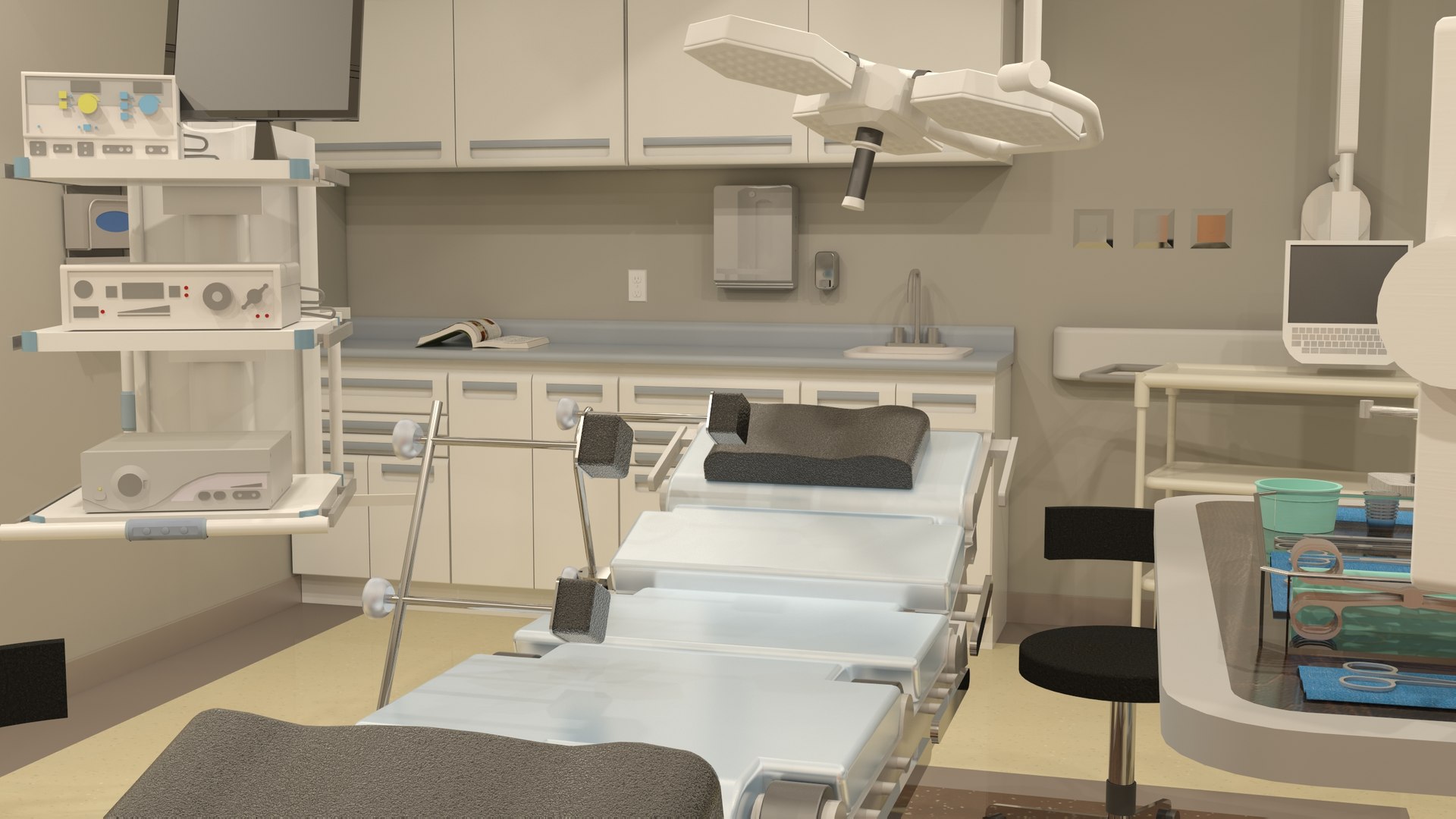 3d Endoscopy Room Model