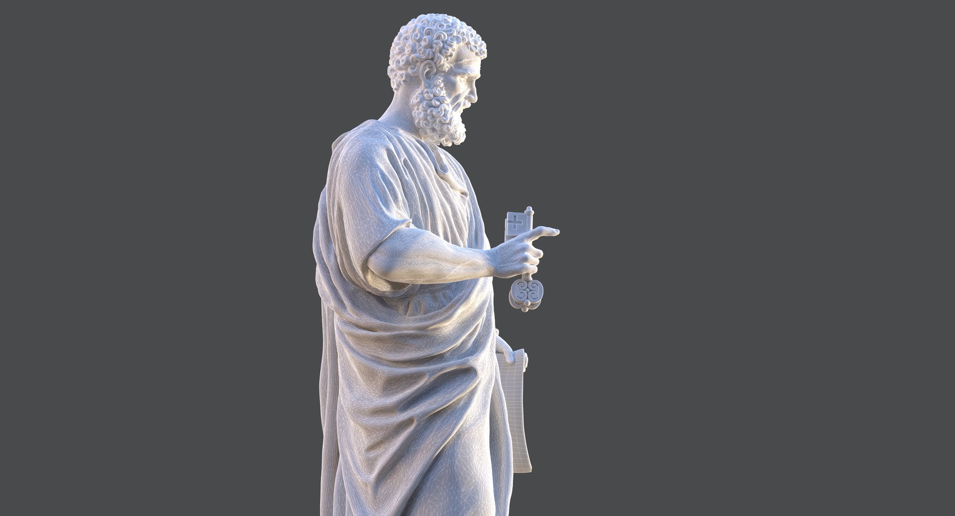 3D Saint Peter Basilica Statue Model - TurboSquid 1325884