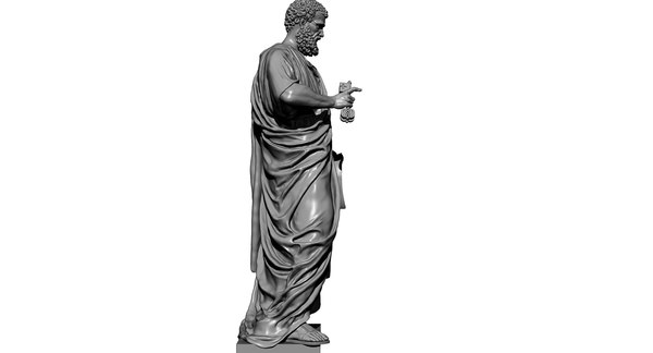 3D saint peter basilica statue model - TurboSquid 1325884
