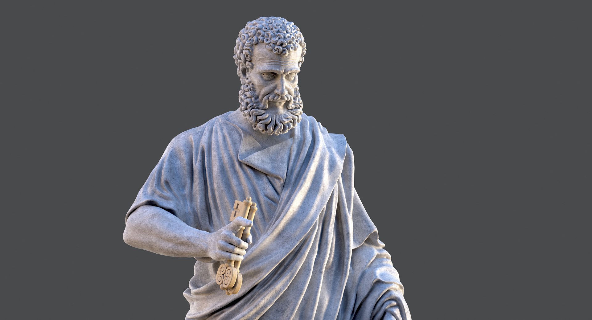 3D Saint Peter Basilica Statue Model - TurboSquid 1325884