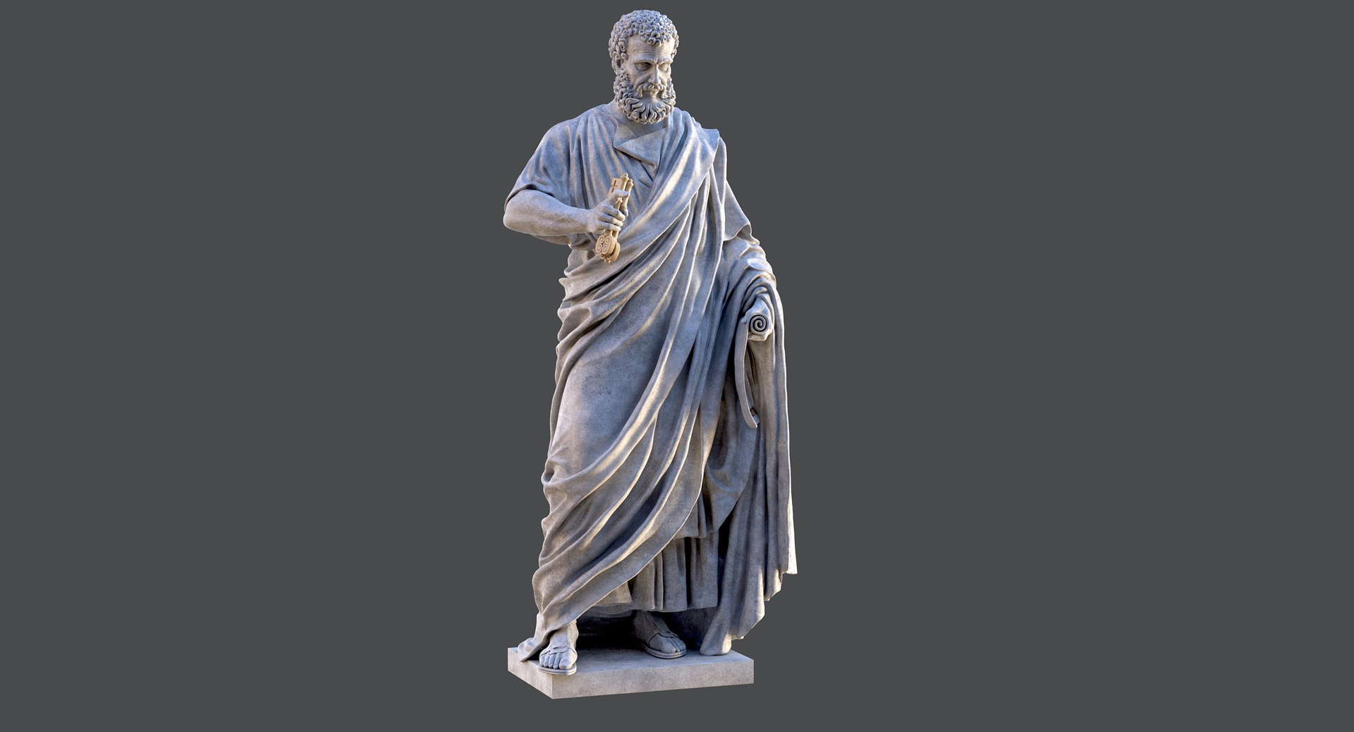 3D Saint Peter Basilica Statue Model - TurboSquid 1325884