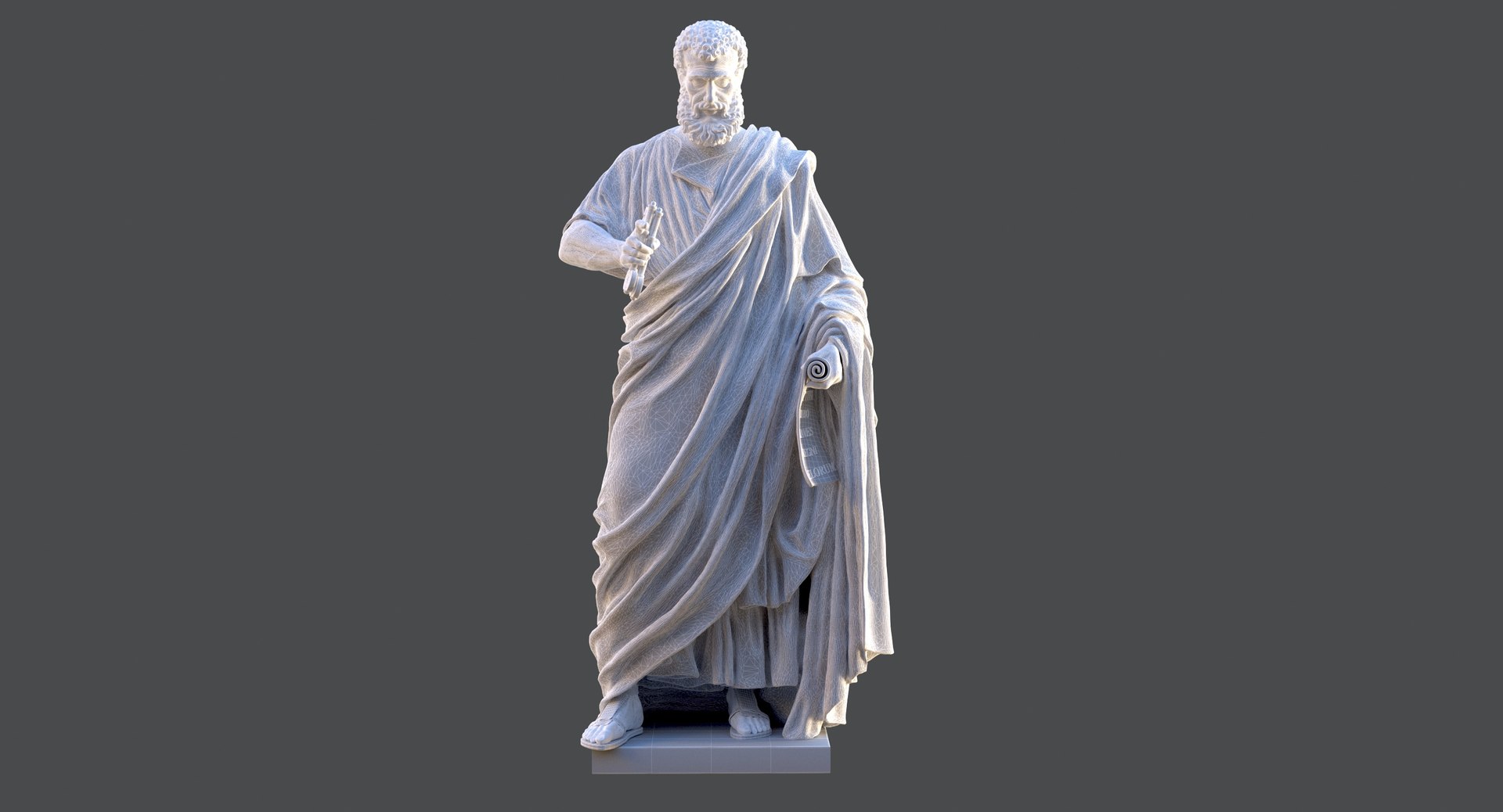 3D Saint Peter Basilica Statue Model - TurboSquid 1325884