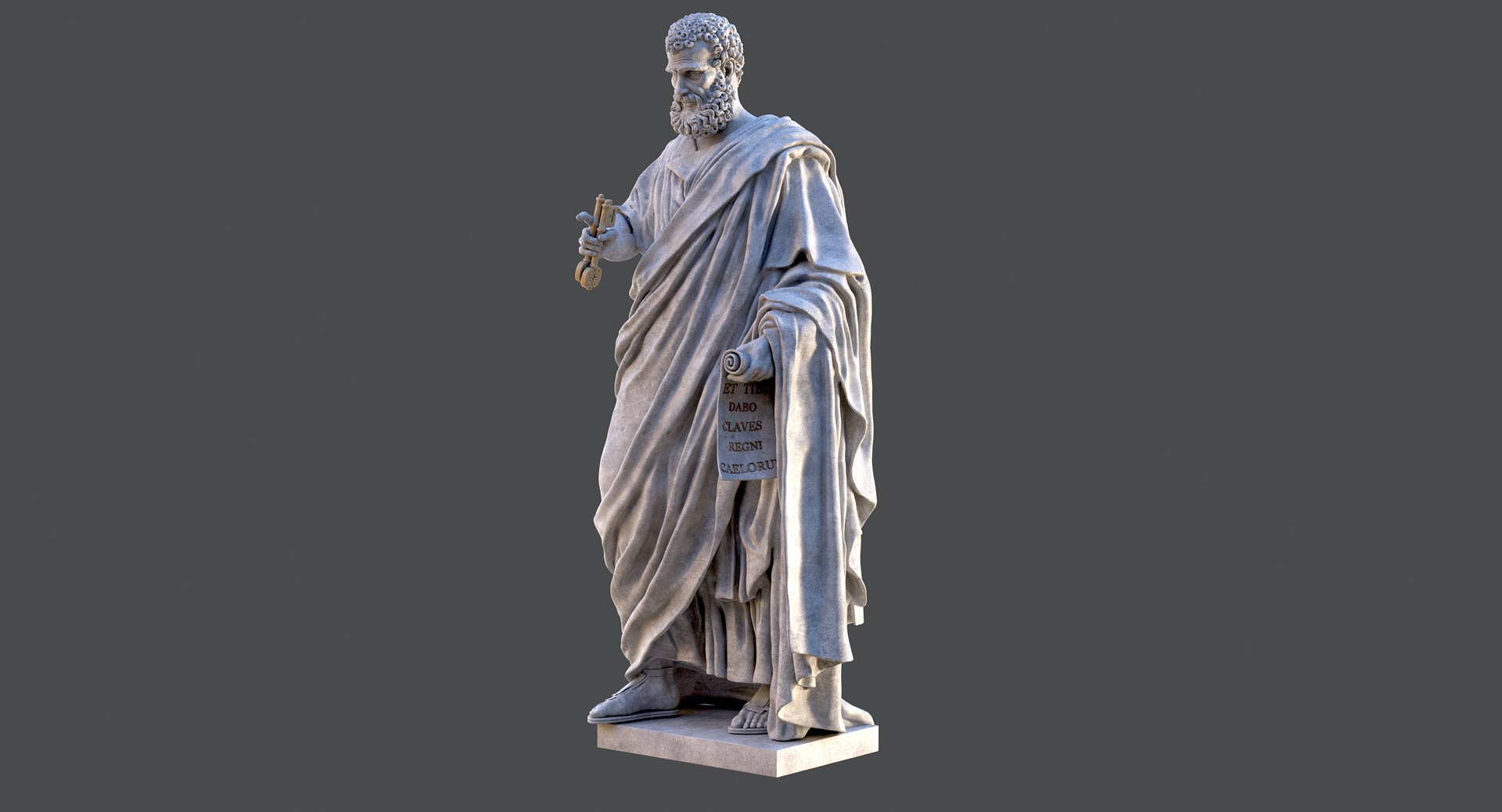 3D Saint Peter Basilica Statue Model - TurboSquid 1325884