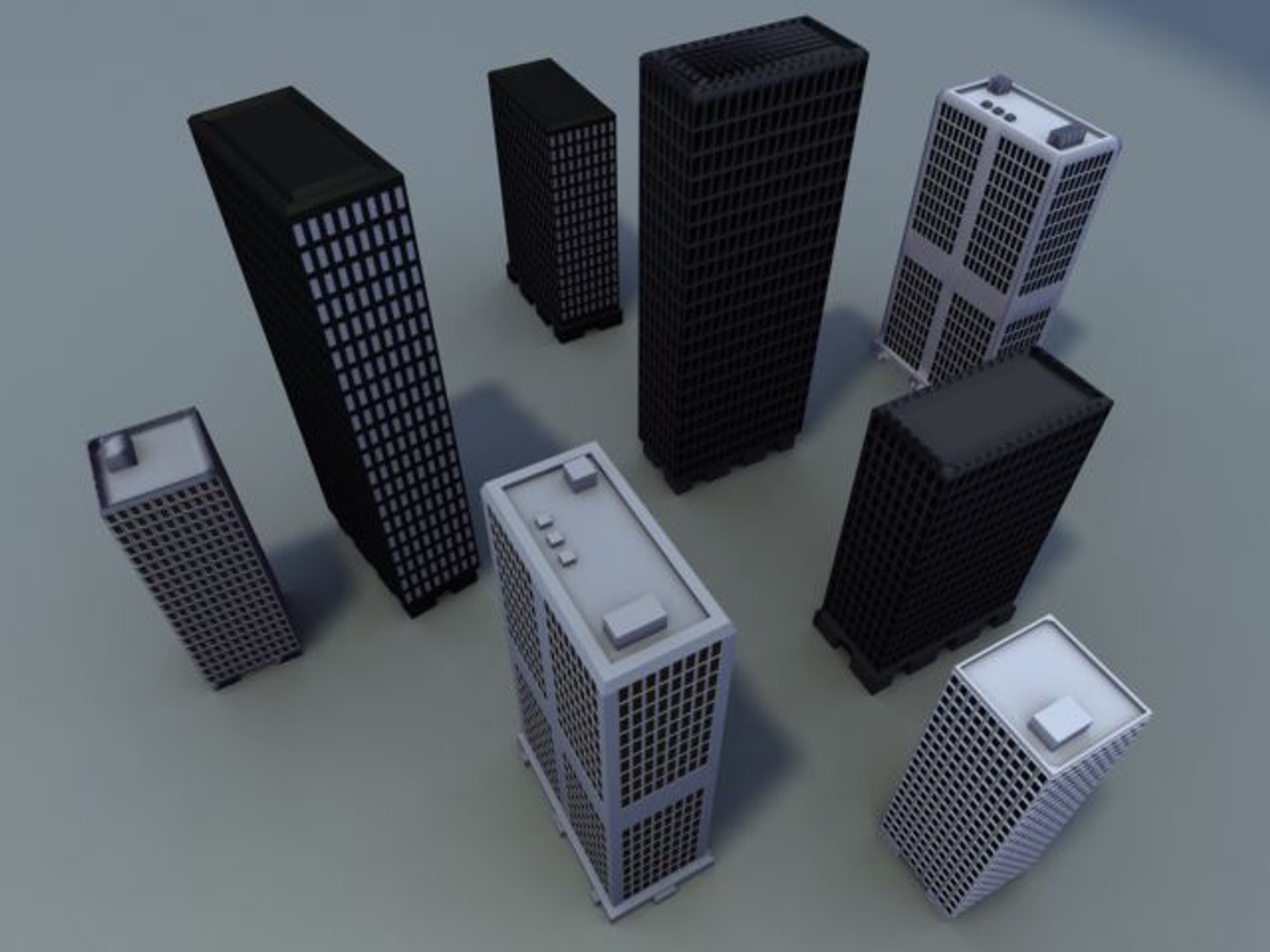 3d Model Sky Scraper Skyscraper