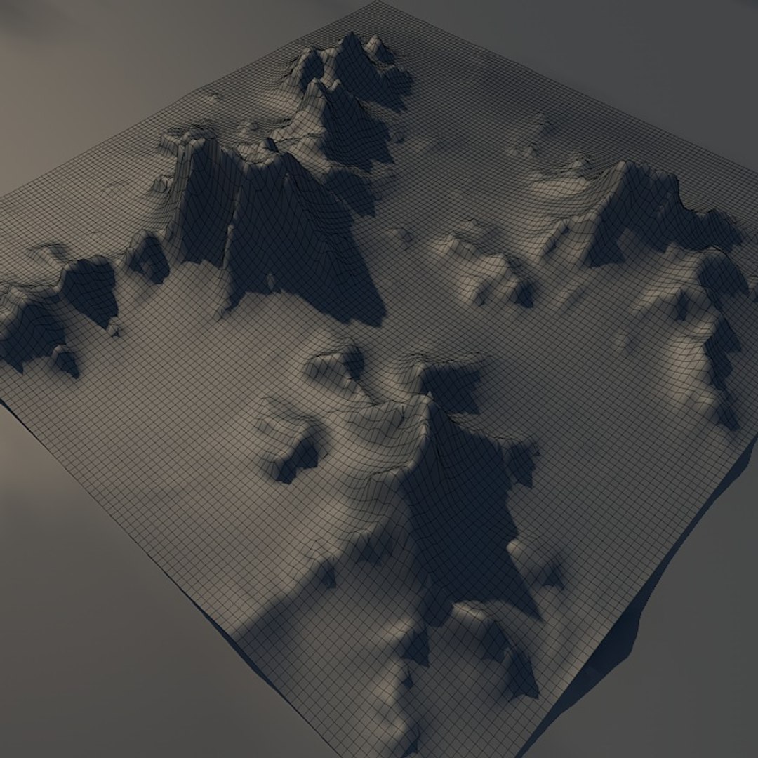 Desert Terrain 3d Max