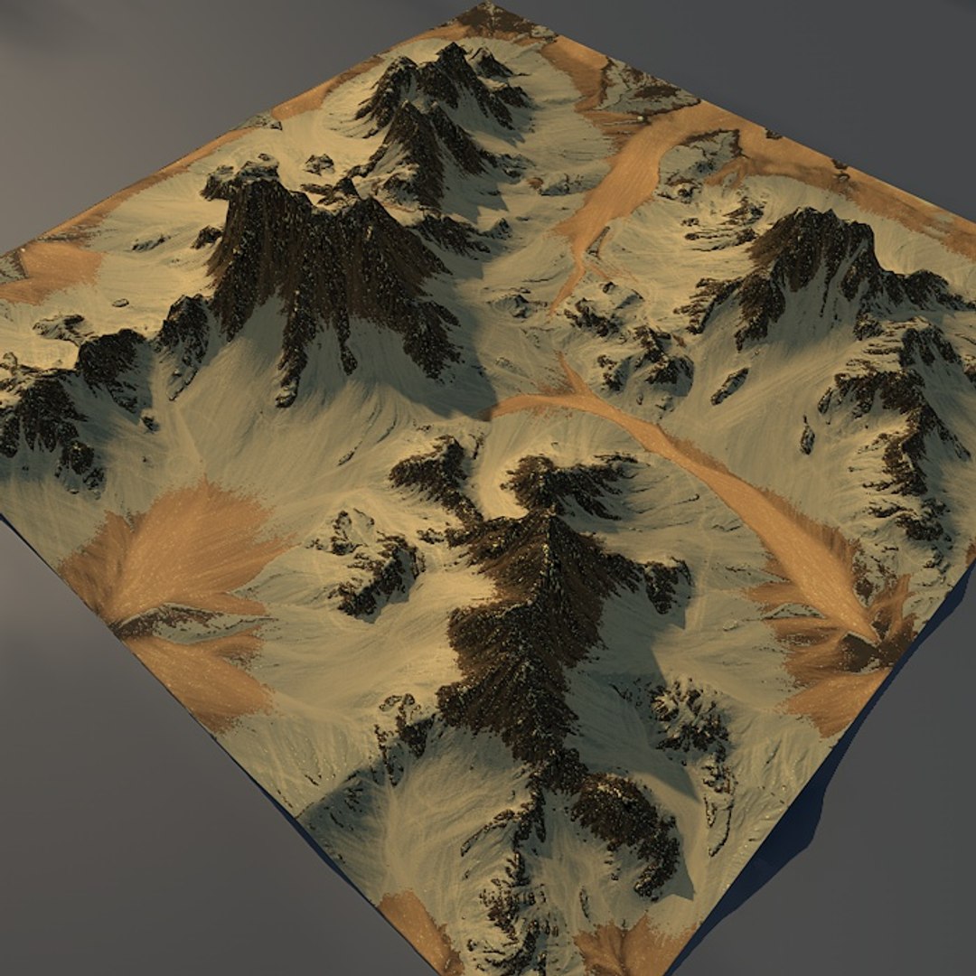 Desert Terrain 3d Max