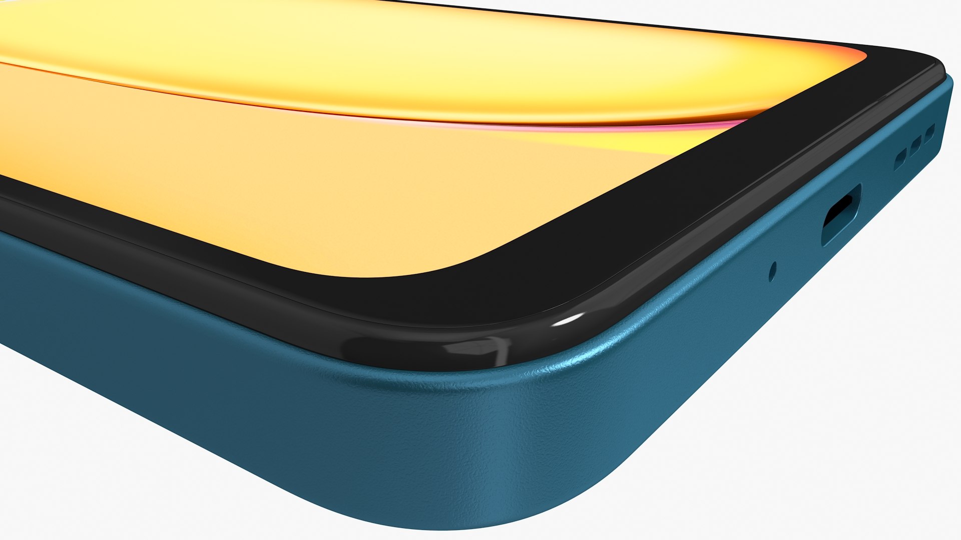 3D Xiaomi Redmi 13C Blue - TurboSquid 2165293