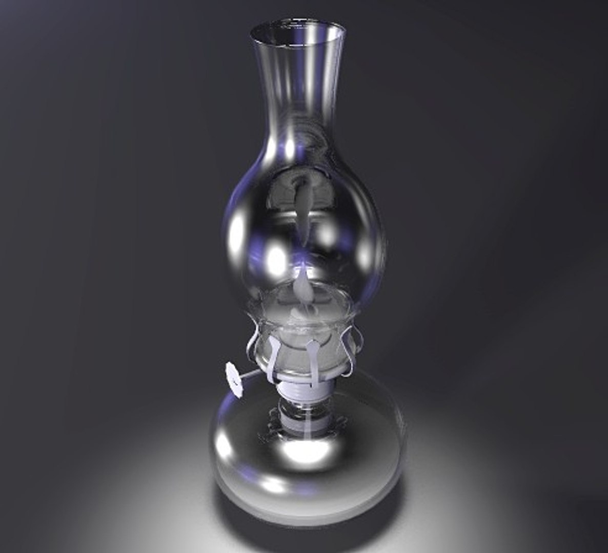 3d Model Oil Lamp