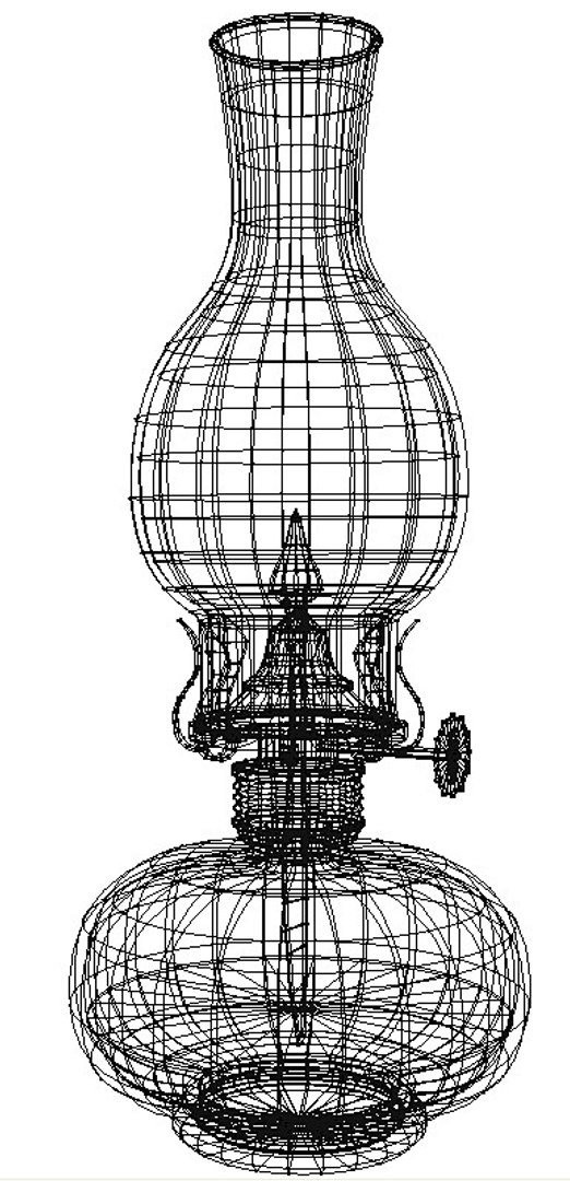 3d Model Oil Lamp
