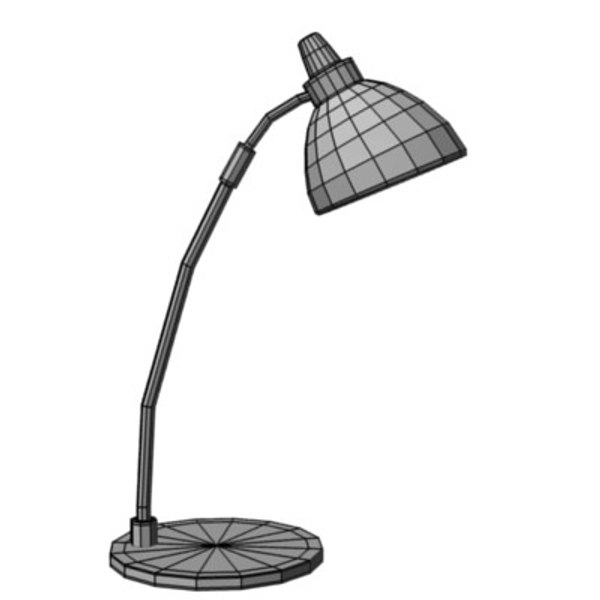 table lamps 3d dxf